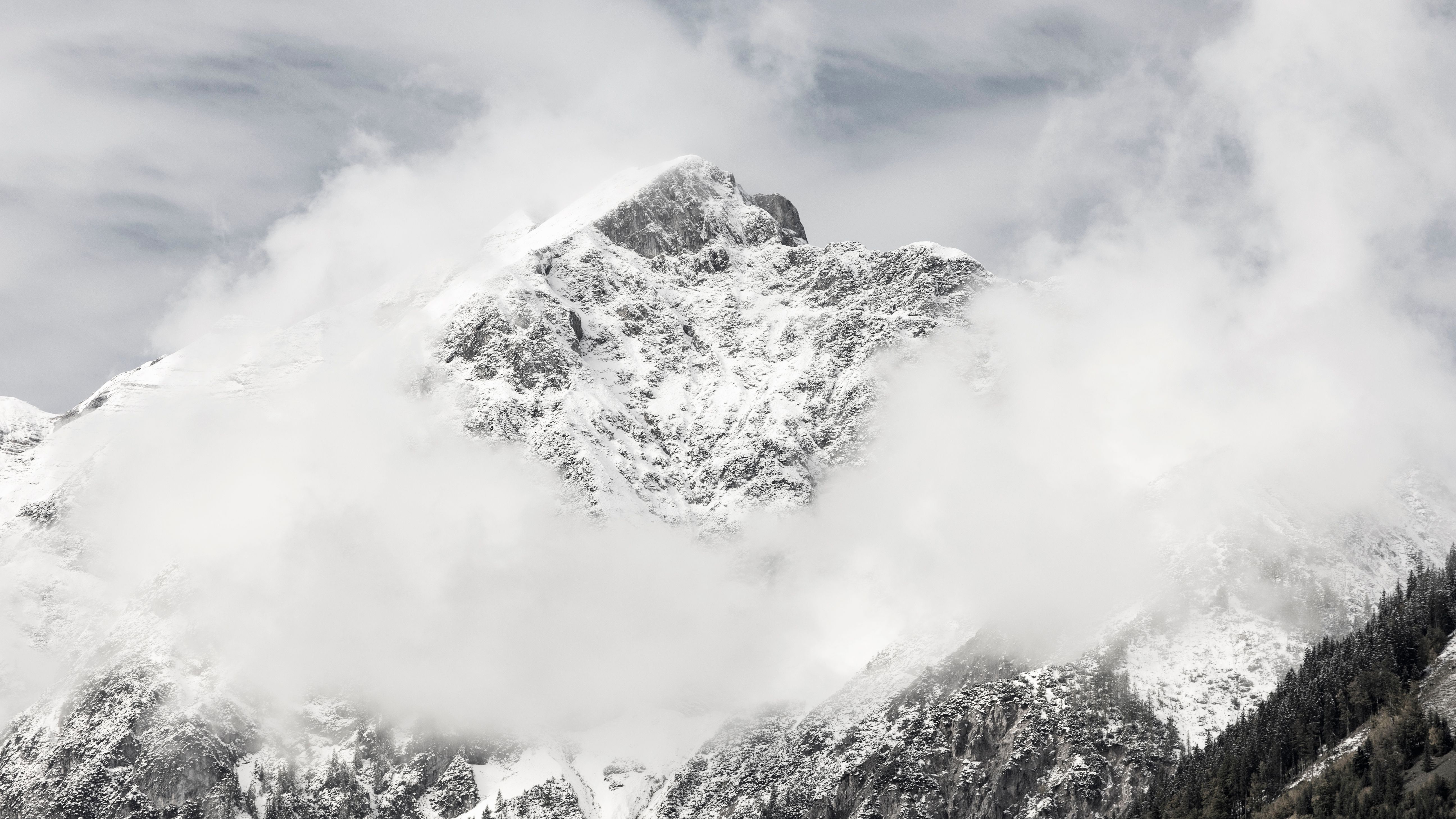 Grayscale Mountain Peak Photos, Download The BEST Free Grayscale ...