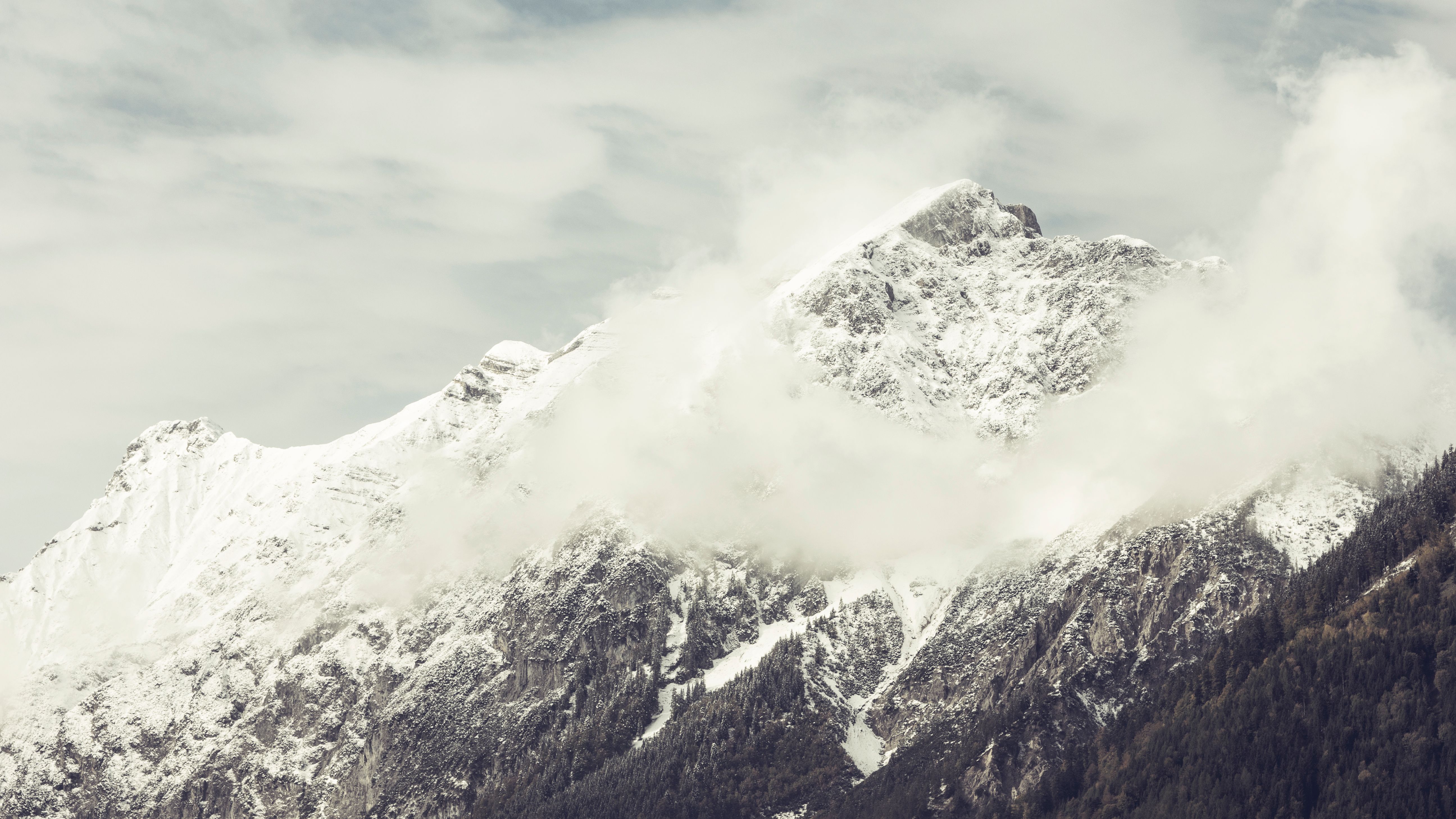 Snow Covered Mountain · Free Stock Photo