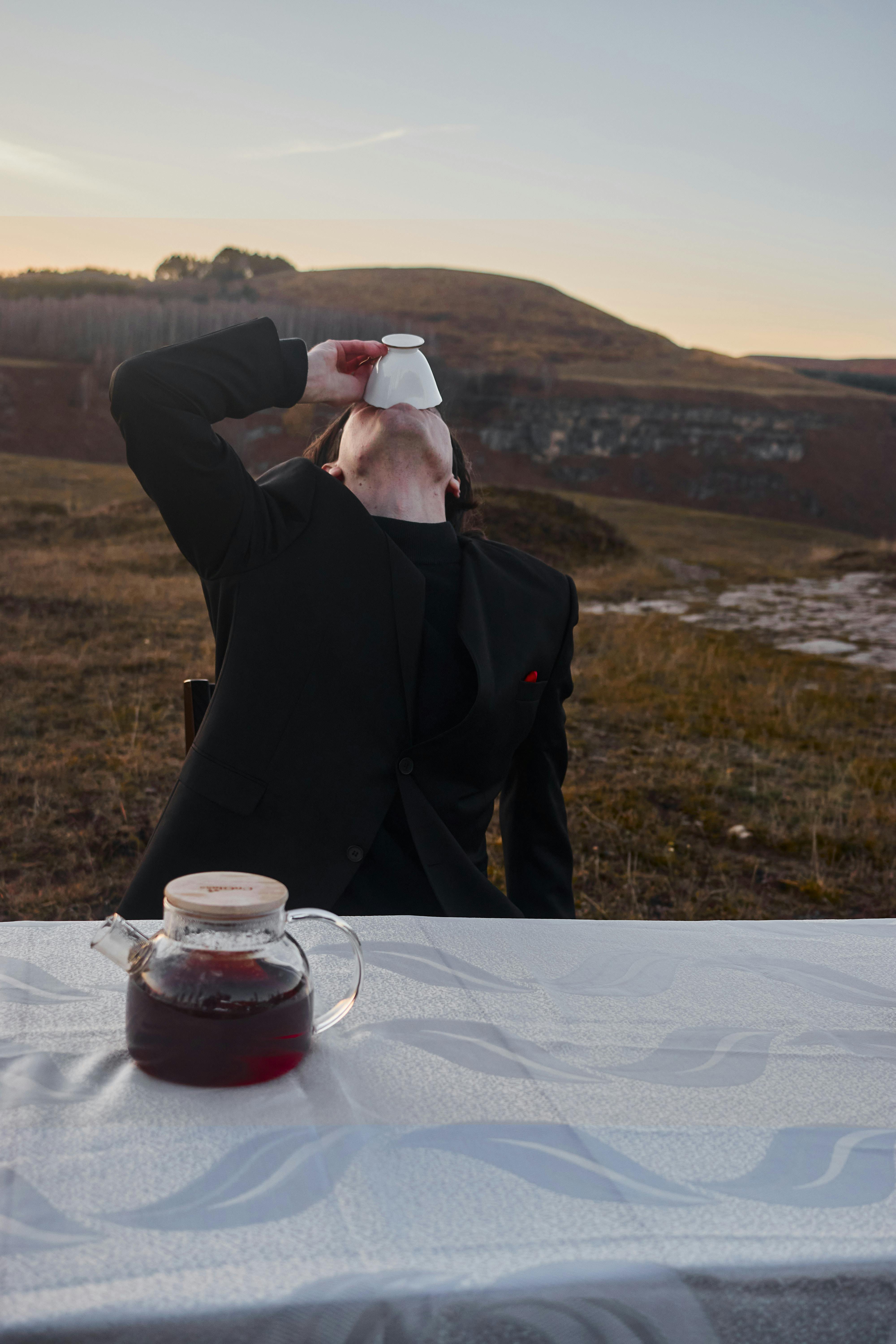 A Person Drinking Tea · Free Stock Photo