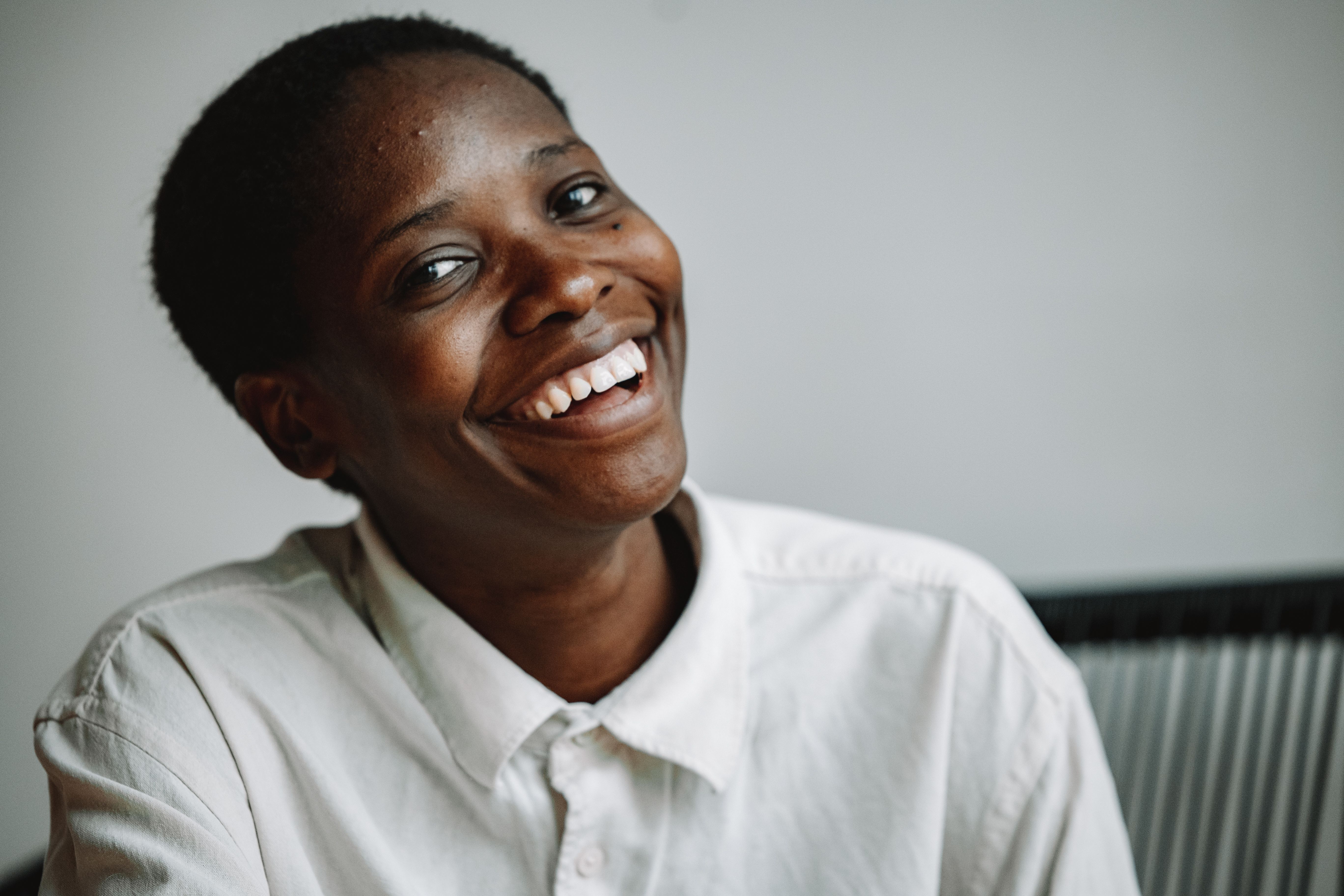 Portrait of a Happy Woman · Free Stock Photo
