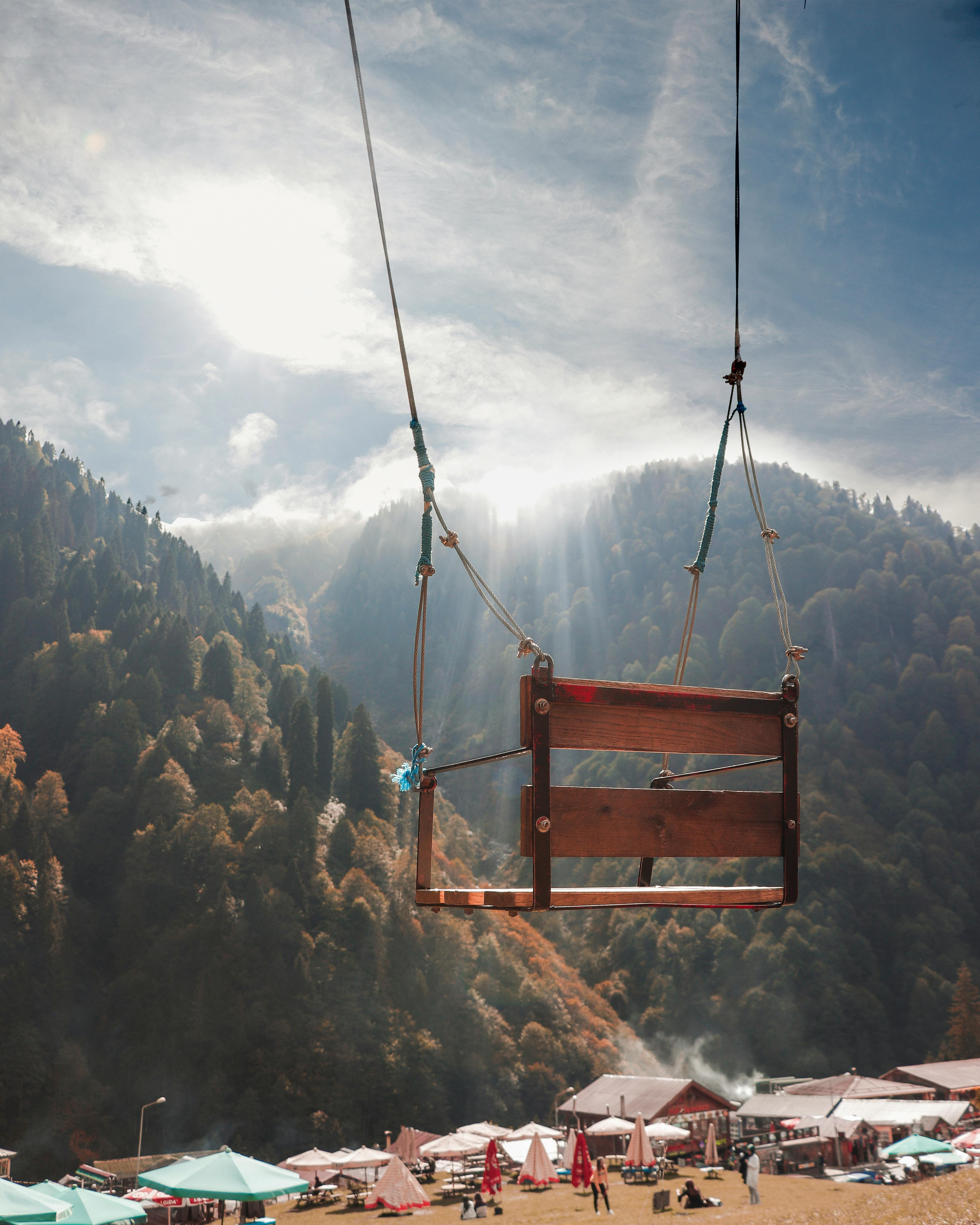 Wooden Buildings in Desert · Free Stock Photo