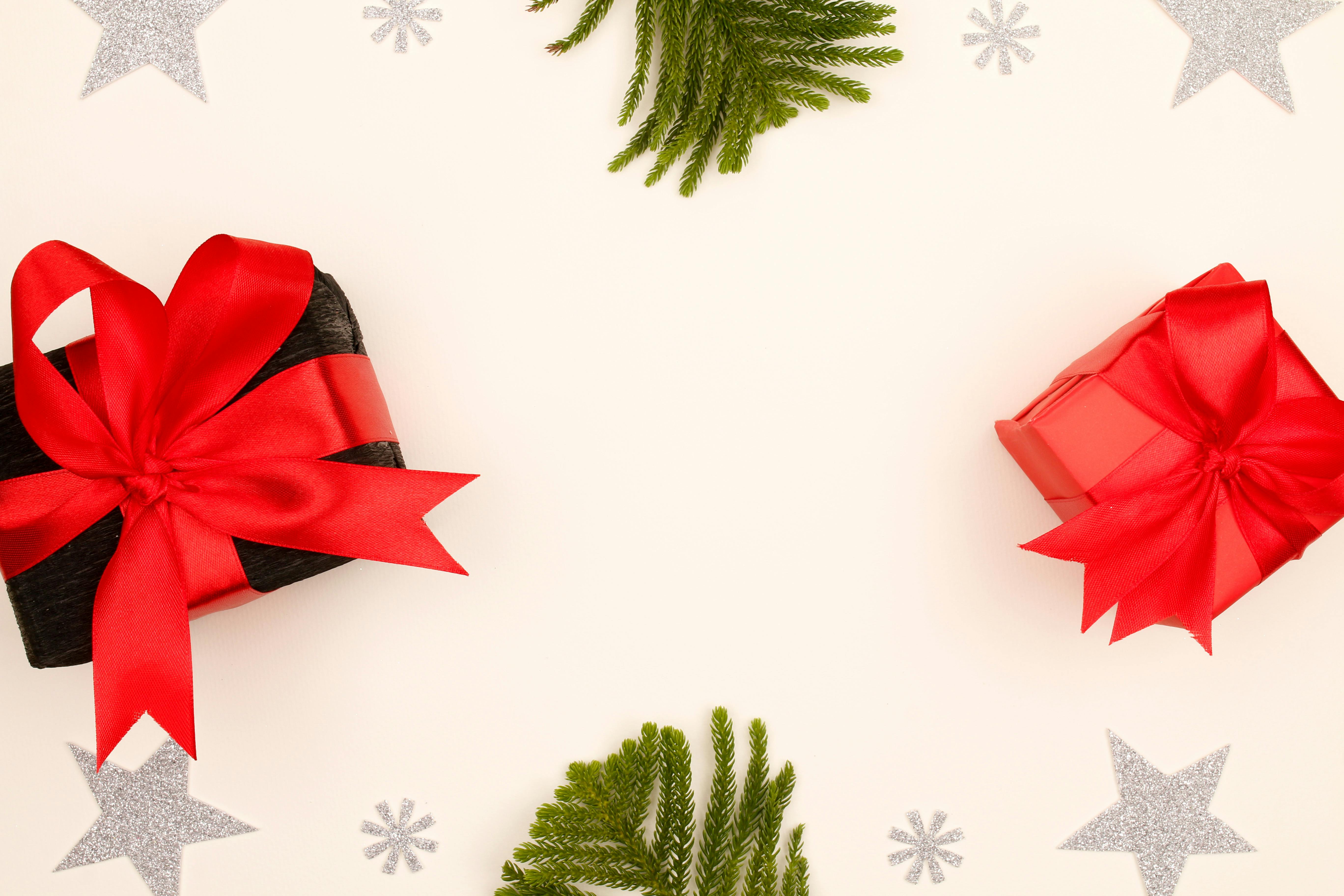 Rectangular White And Red Gift Box · Free Stock Photo