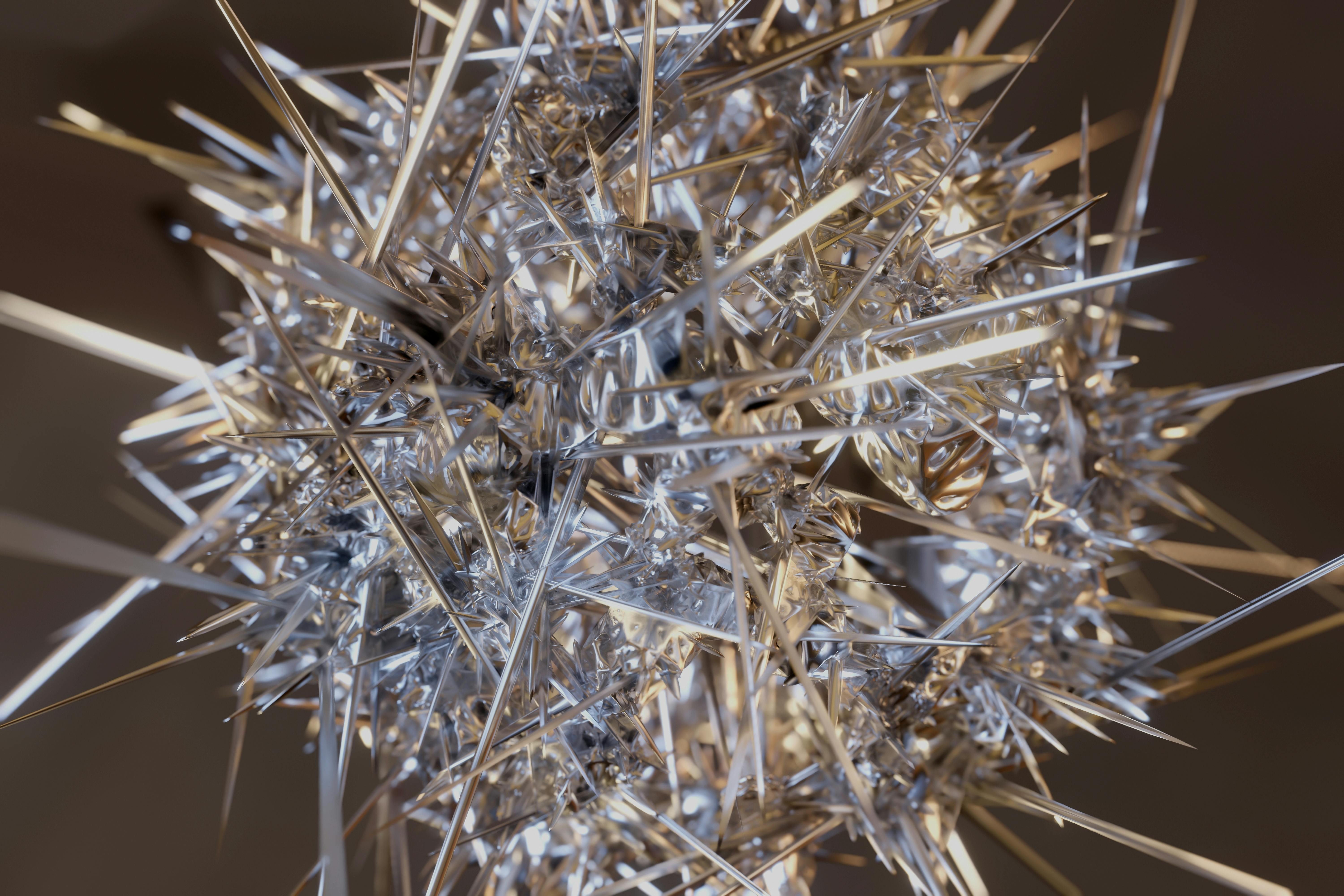 A Close-Up of 3D Rendered Spikes · Free Stock Photo