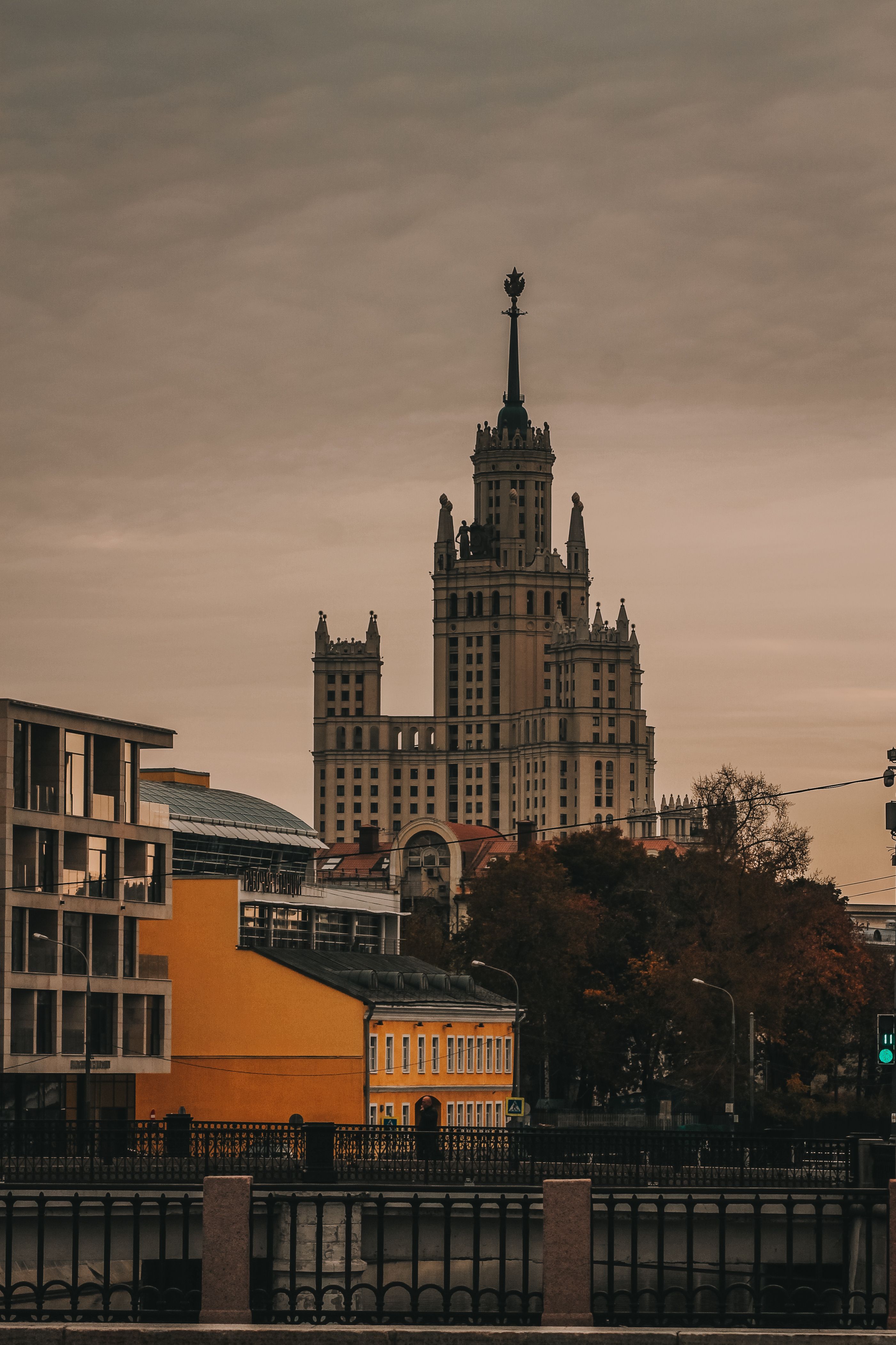 One of Seven Sister Buildings in Moscow · Free Stock Photo