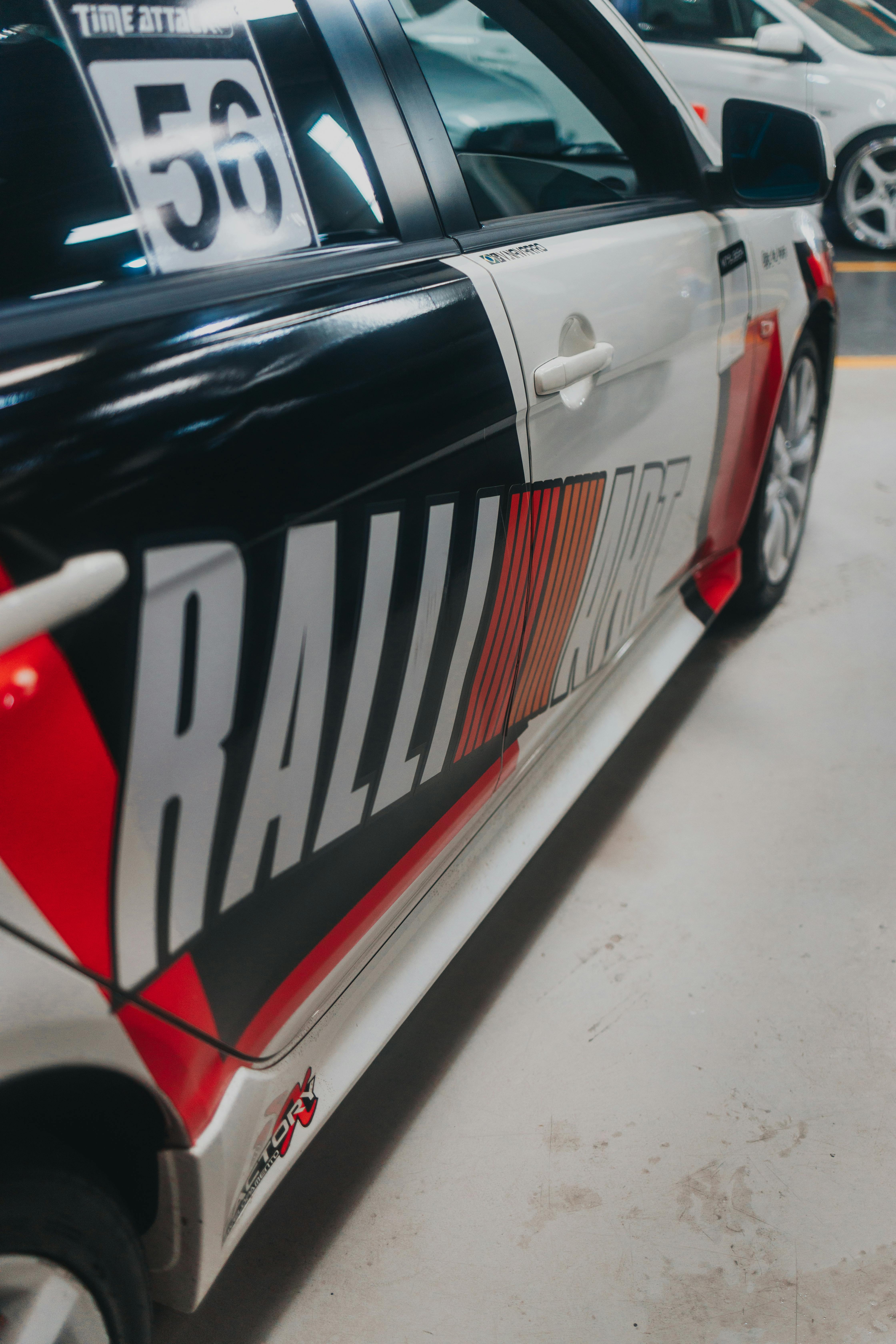 Close-up of a Car with Ralliart Livery · Free Stock Photo