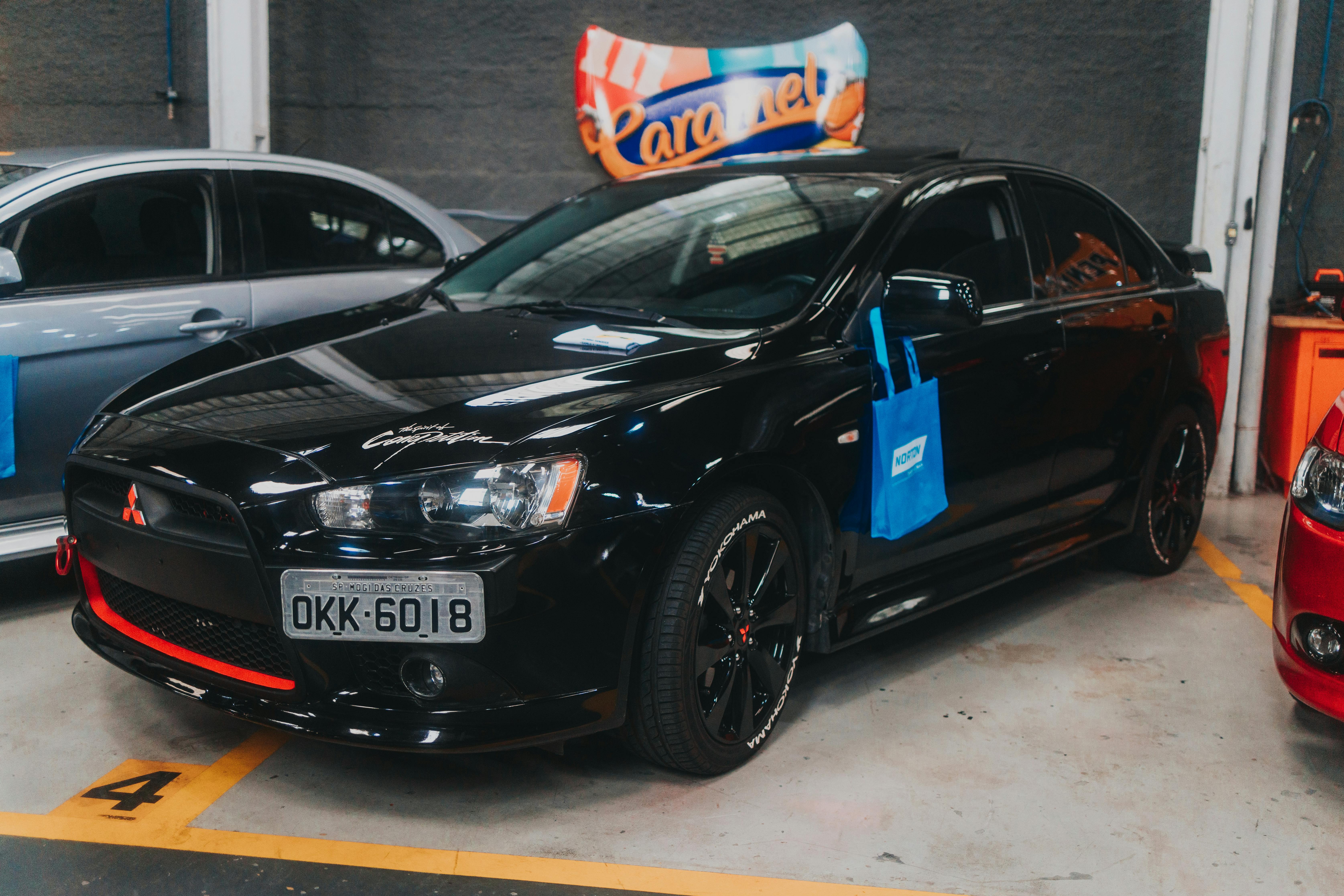 Black Mitsubishi Lancer · Free Stock Photo