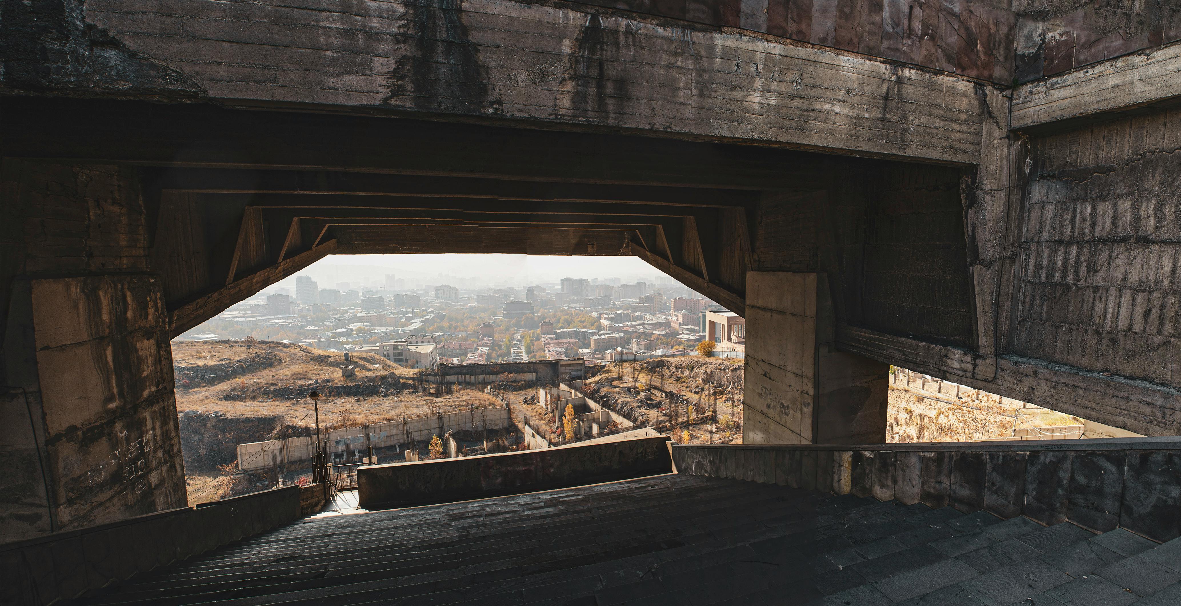 Stairs under Viaduct · Free Stock Photo