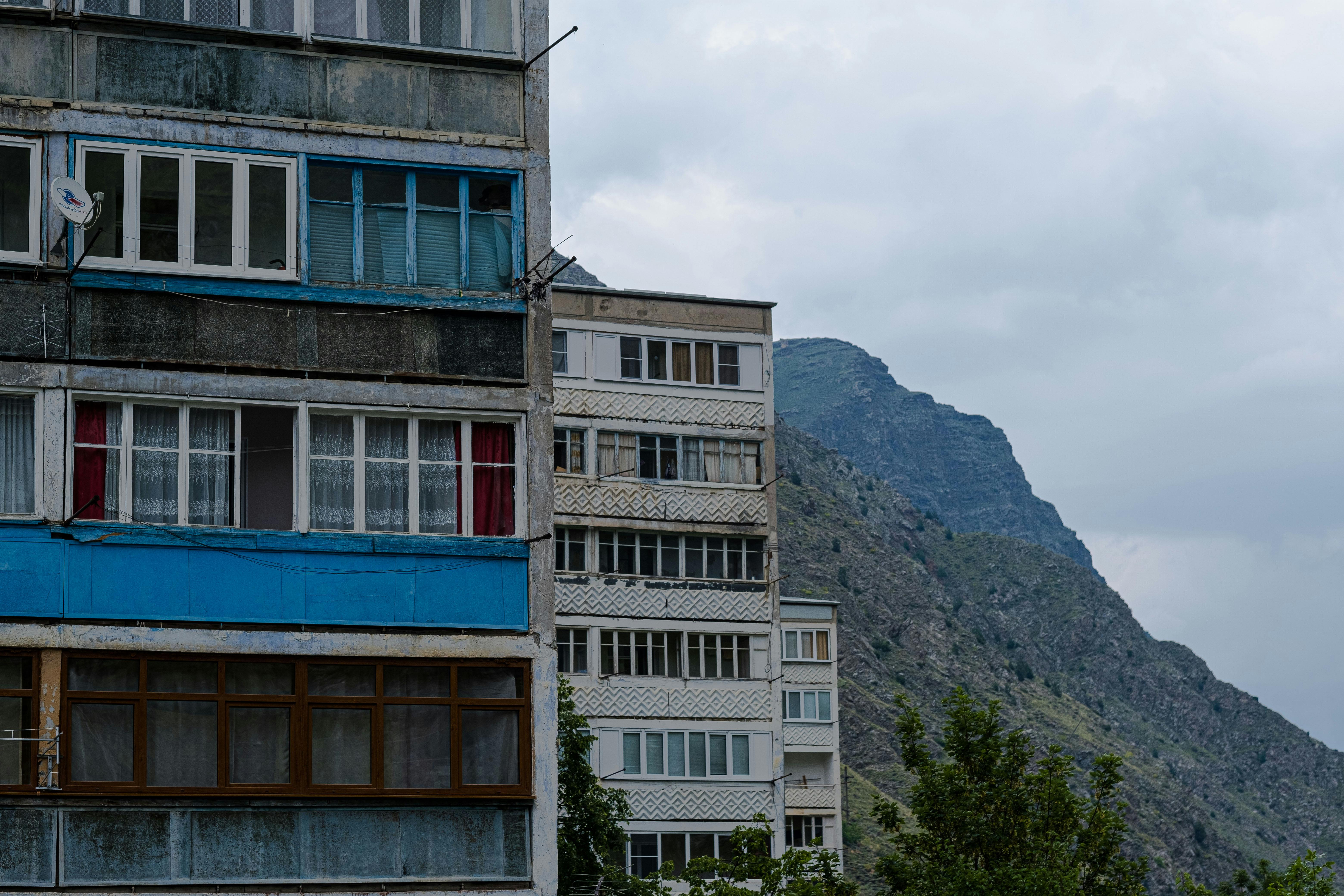 Old High-rise Soviet Style Housing Blocks · Free Stock Photo