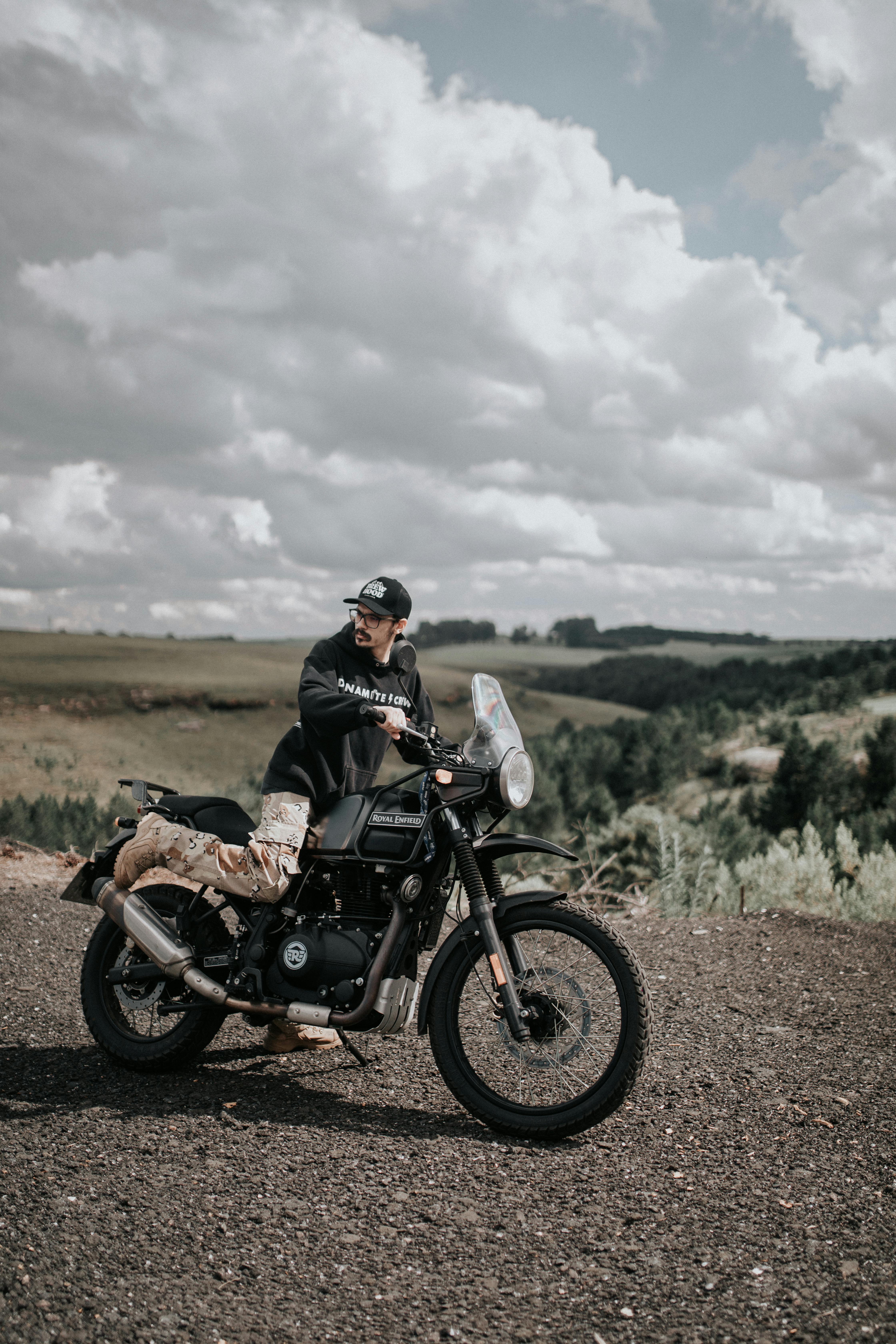 A Man Riding a Motorcycle · Free Stock Photo