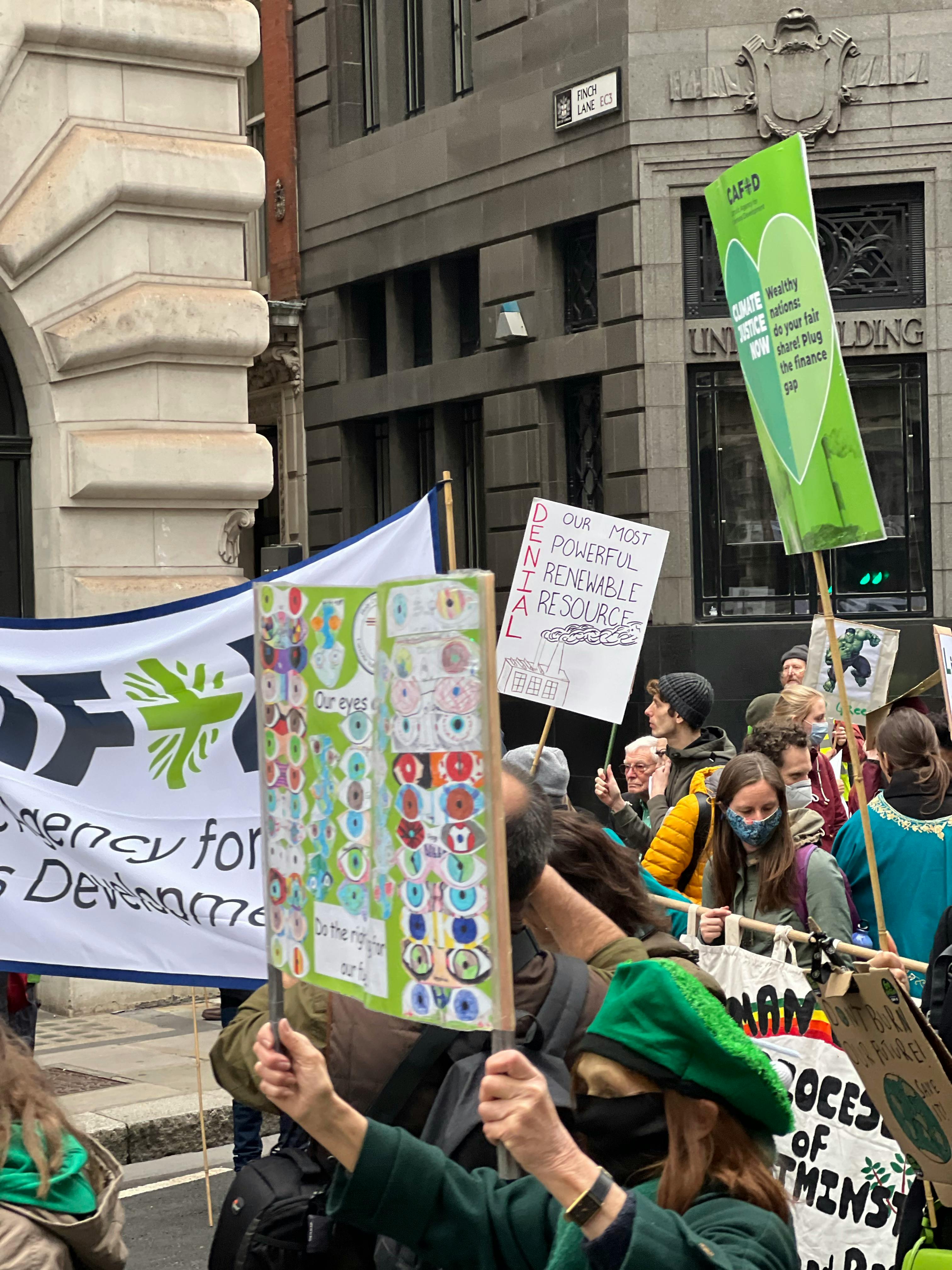 People Doing Rally Near Building · Free Stock Photo