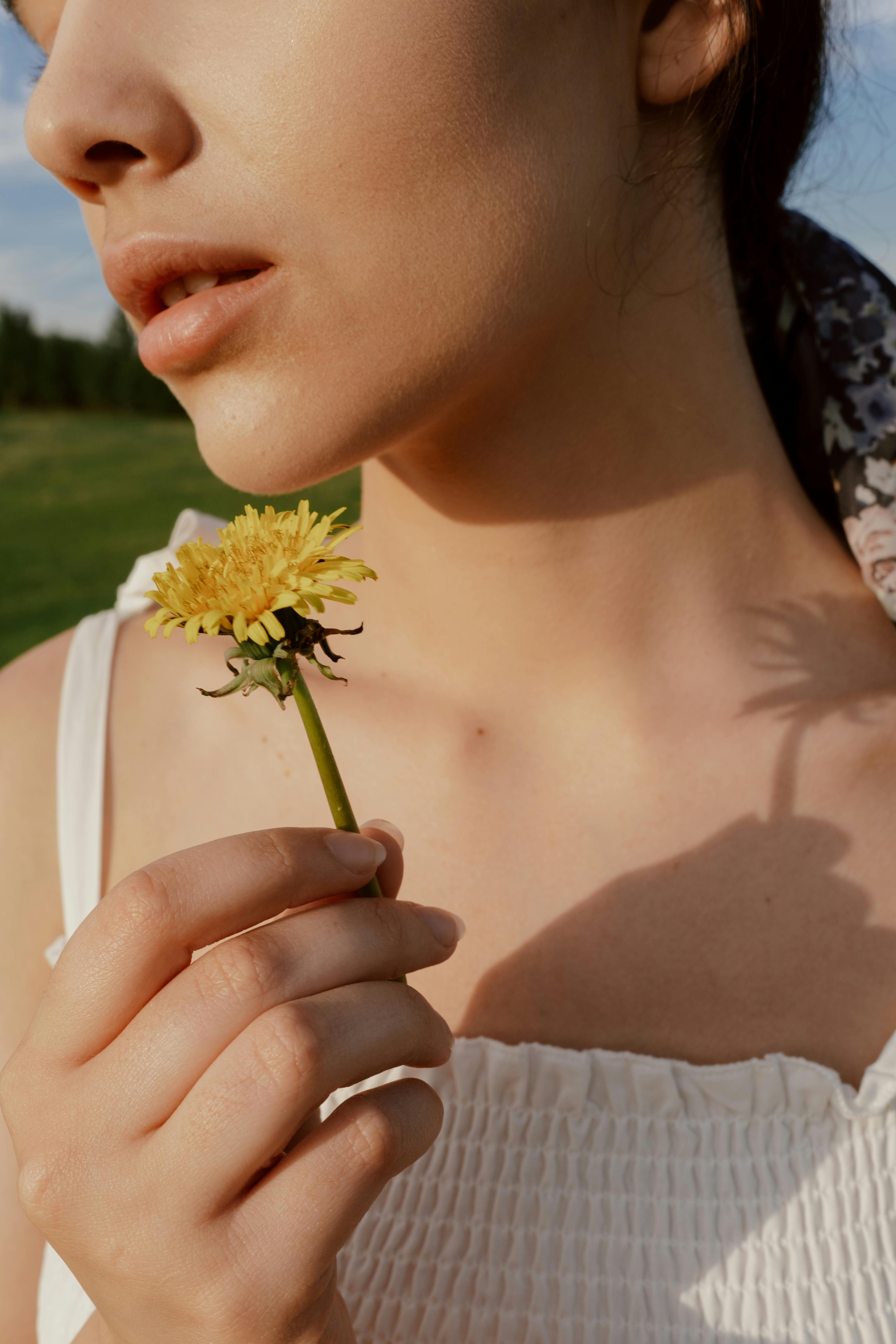 Close Up Photo of a Woman's Chin · Free Stock Photo