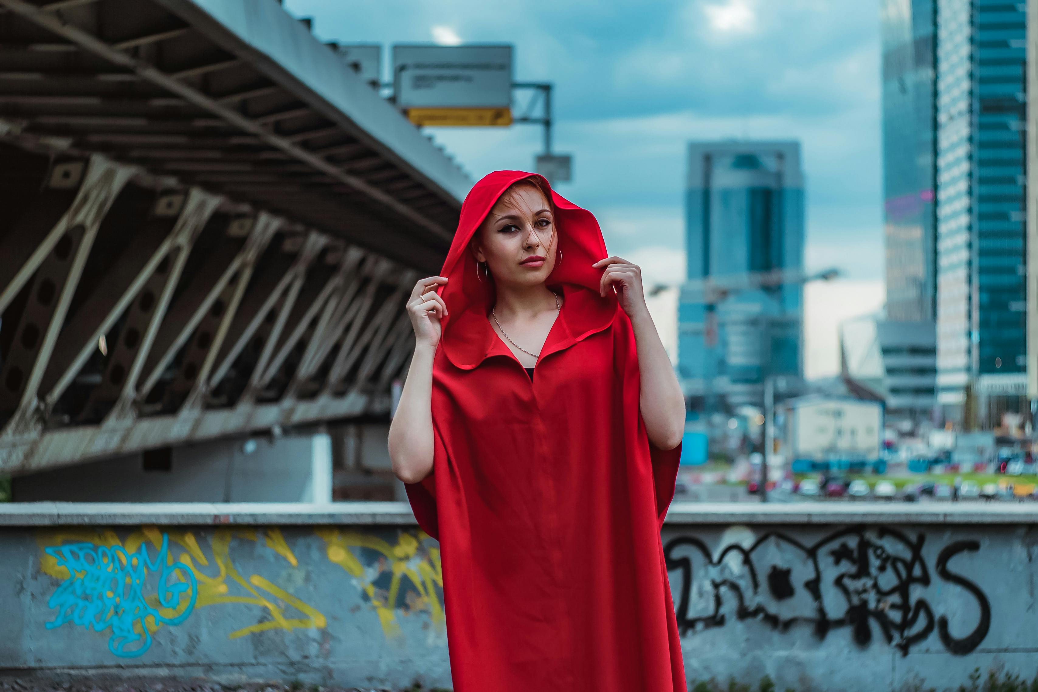 A Woman in Red Robe · Free Stock Photo