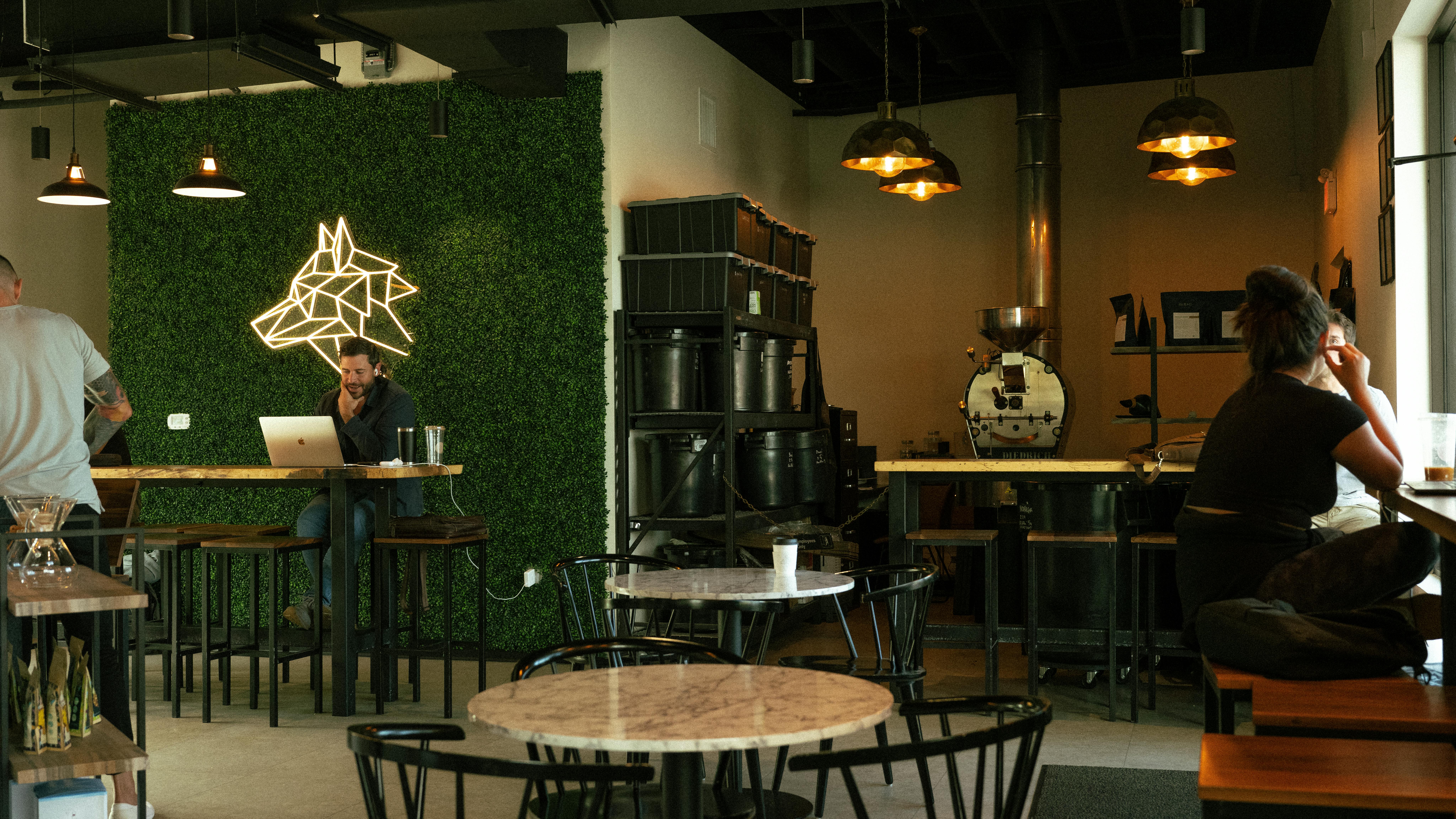 Busy Customers Inside a Cafe · Free Stock Photo