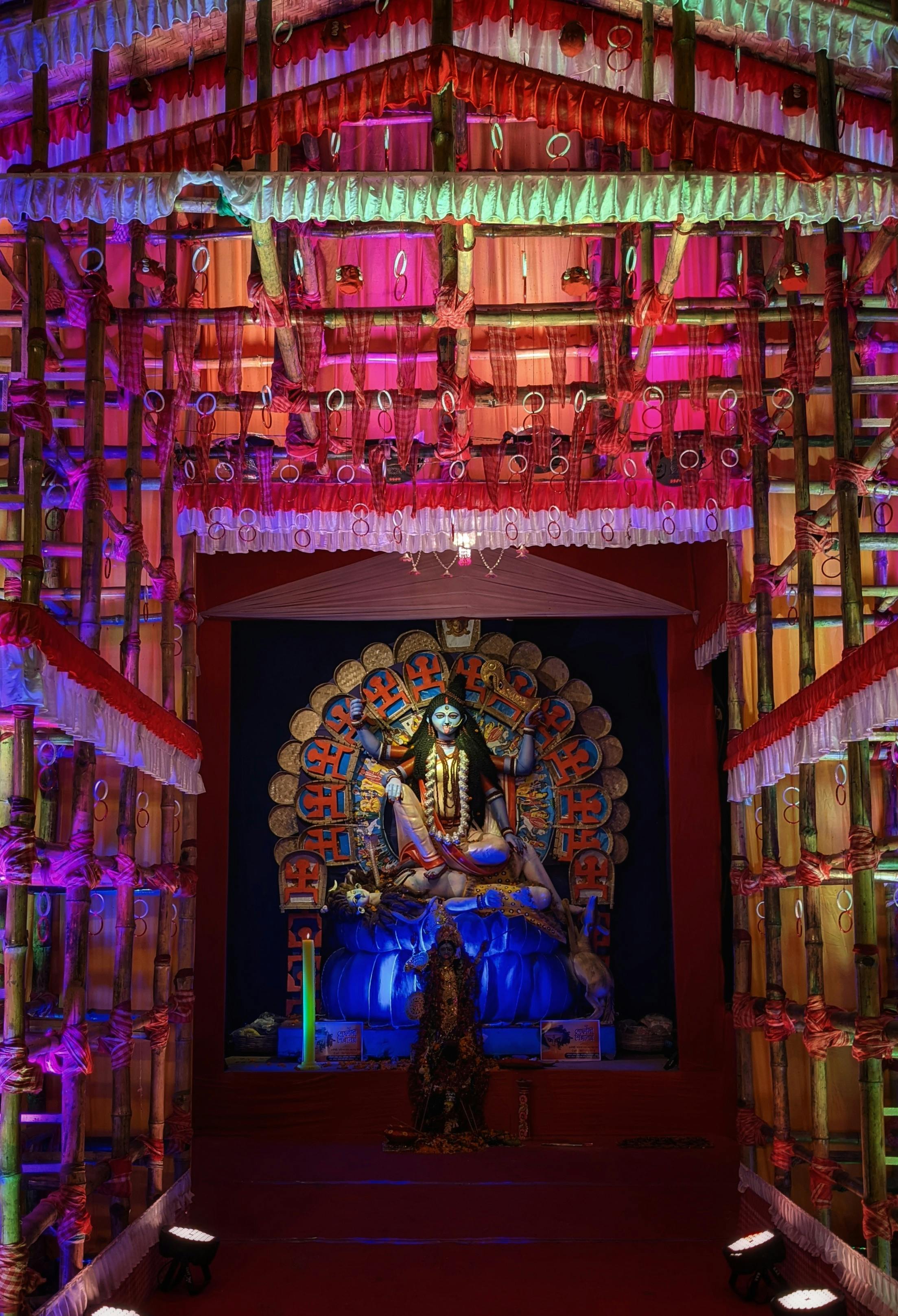 Durga Puja Lighting In India Photos, Download The BEST Free Durga Puja ...
