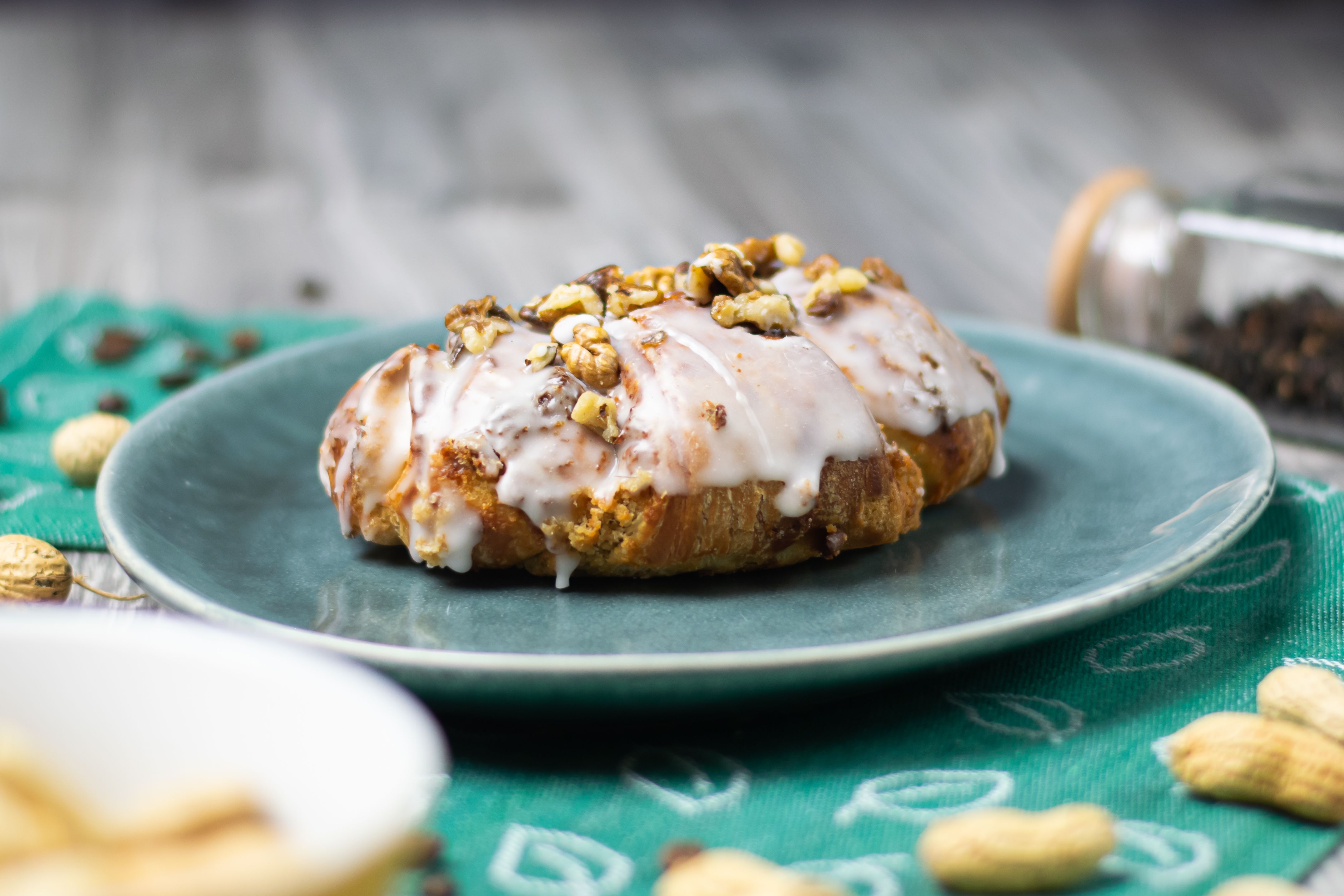 Croissant with Flowers · Free Stock Photo