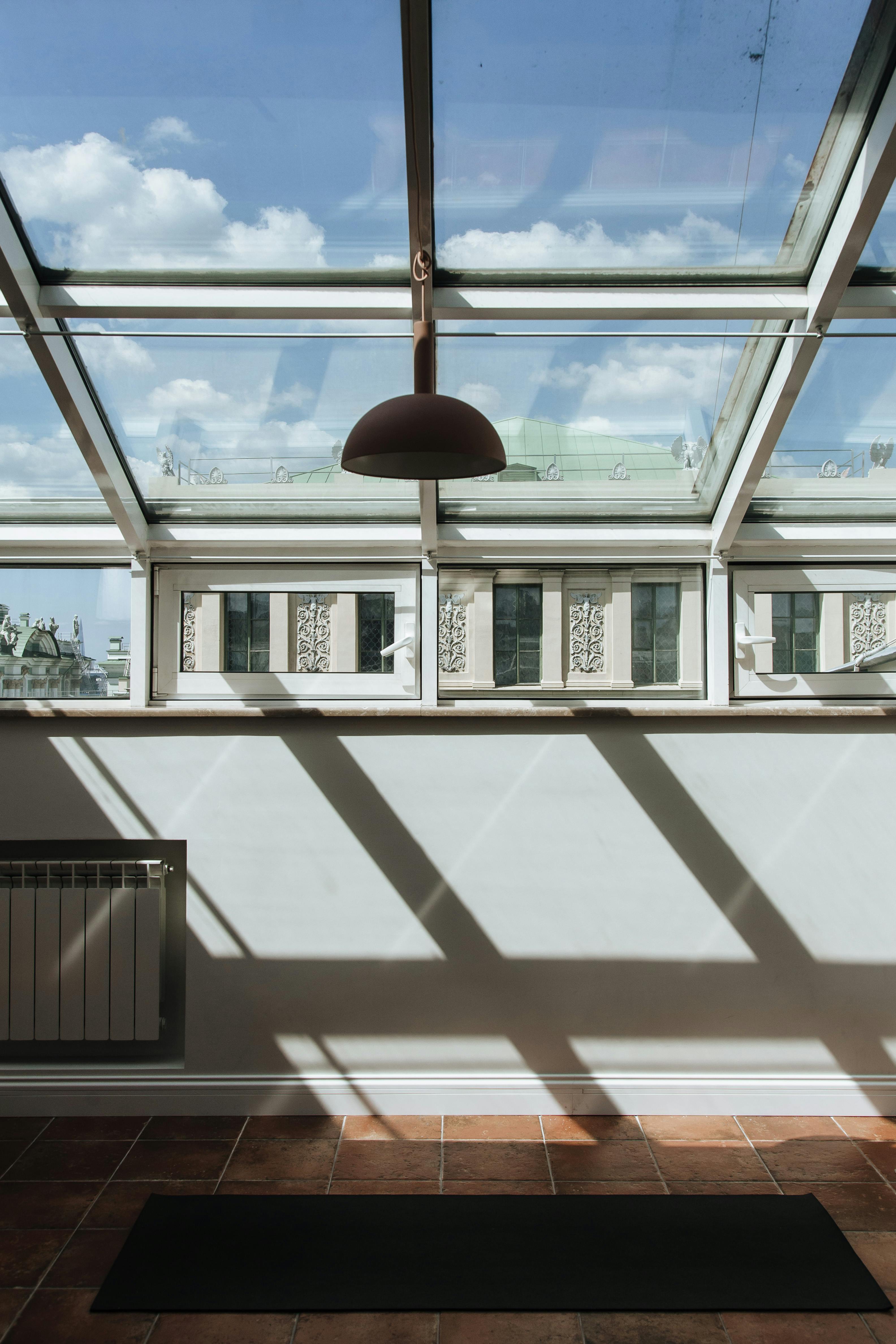 Sunlight Going through Glass Ceiling · Free Stock Photo