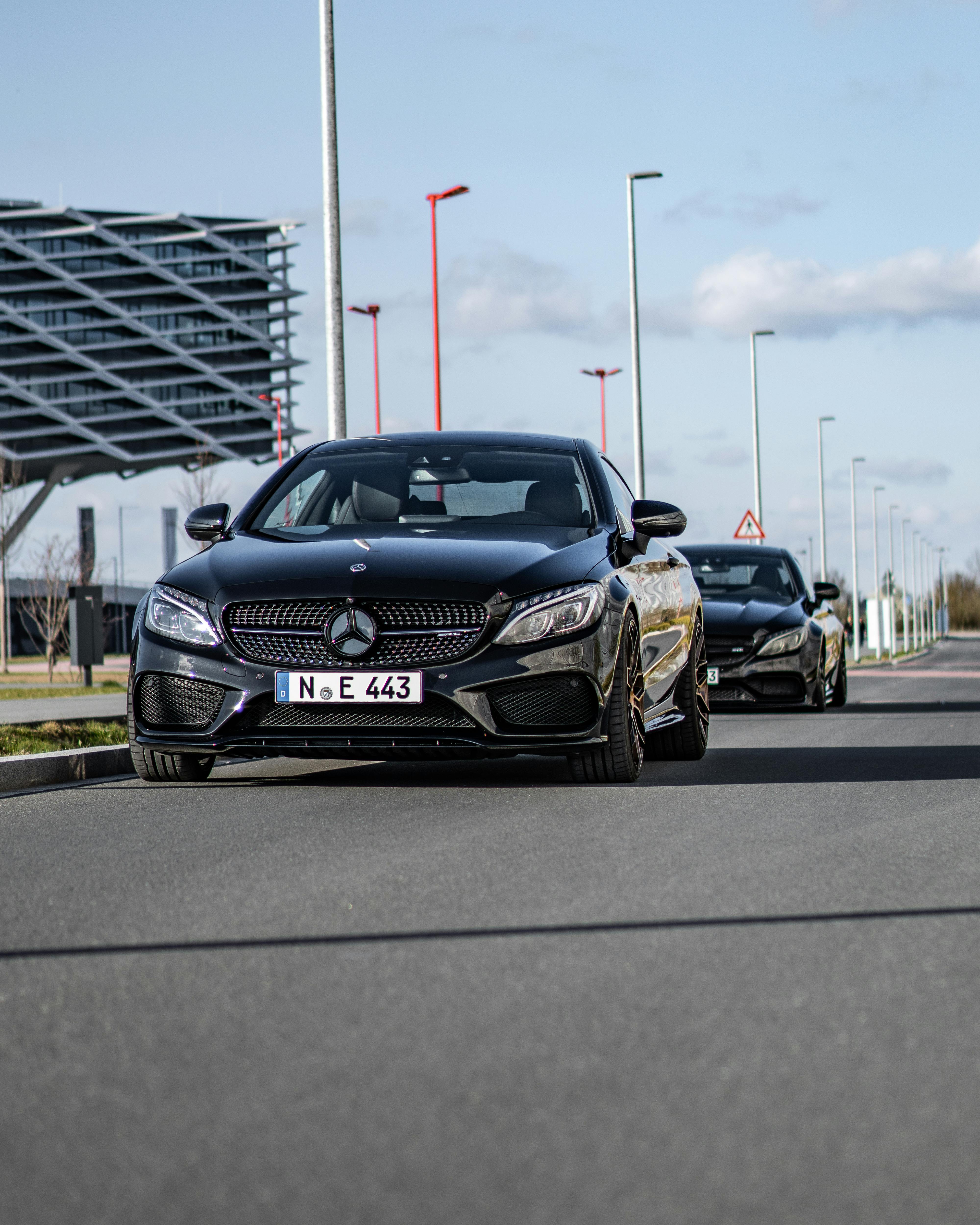 Black Mercedes Benz Car on the Road · Free Stock Photo