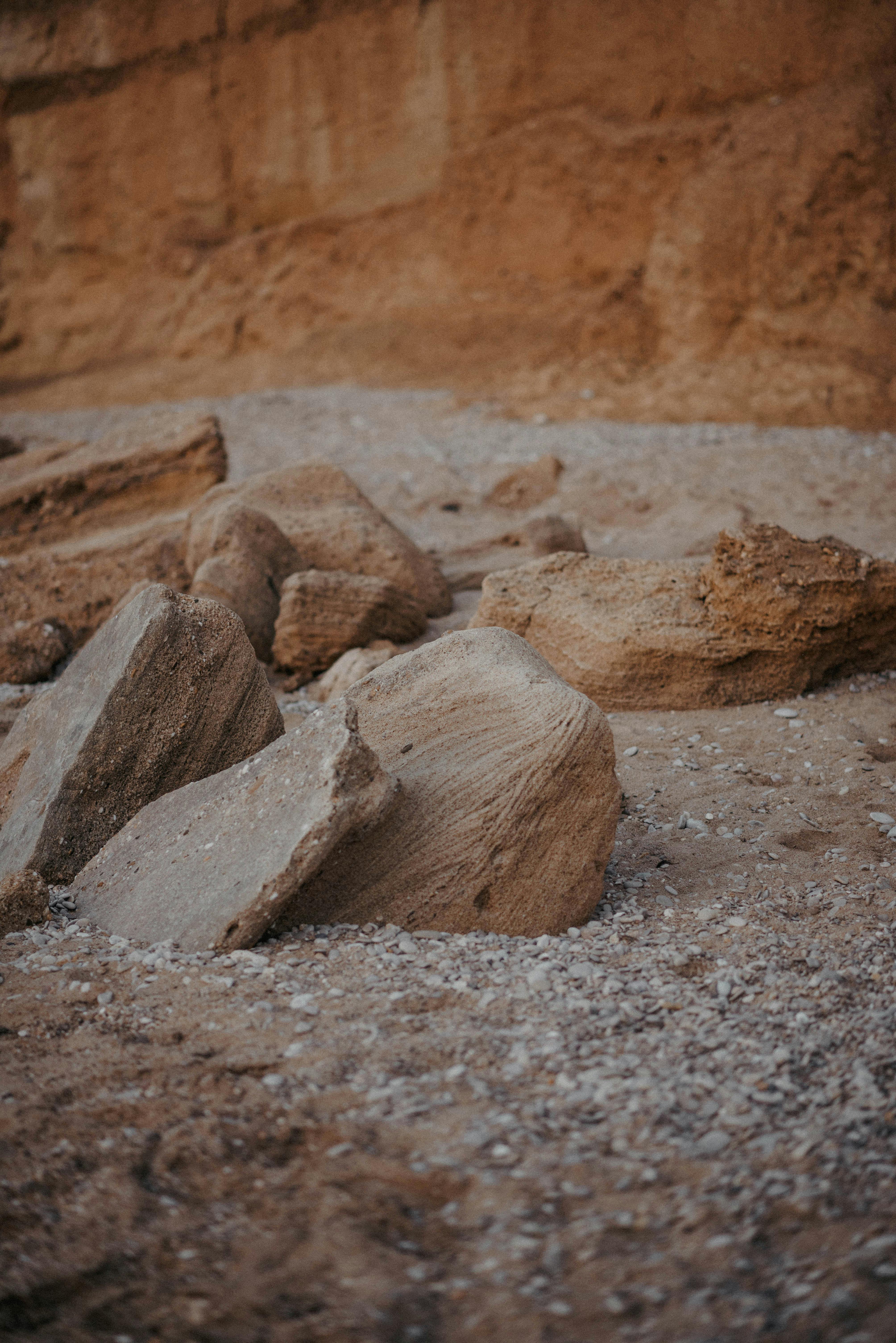Photograph of Brown Rocks on the Ground · Free Stock Photo