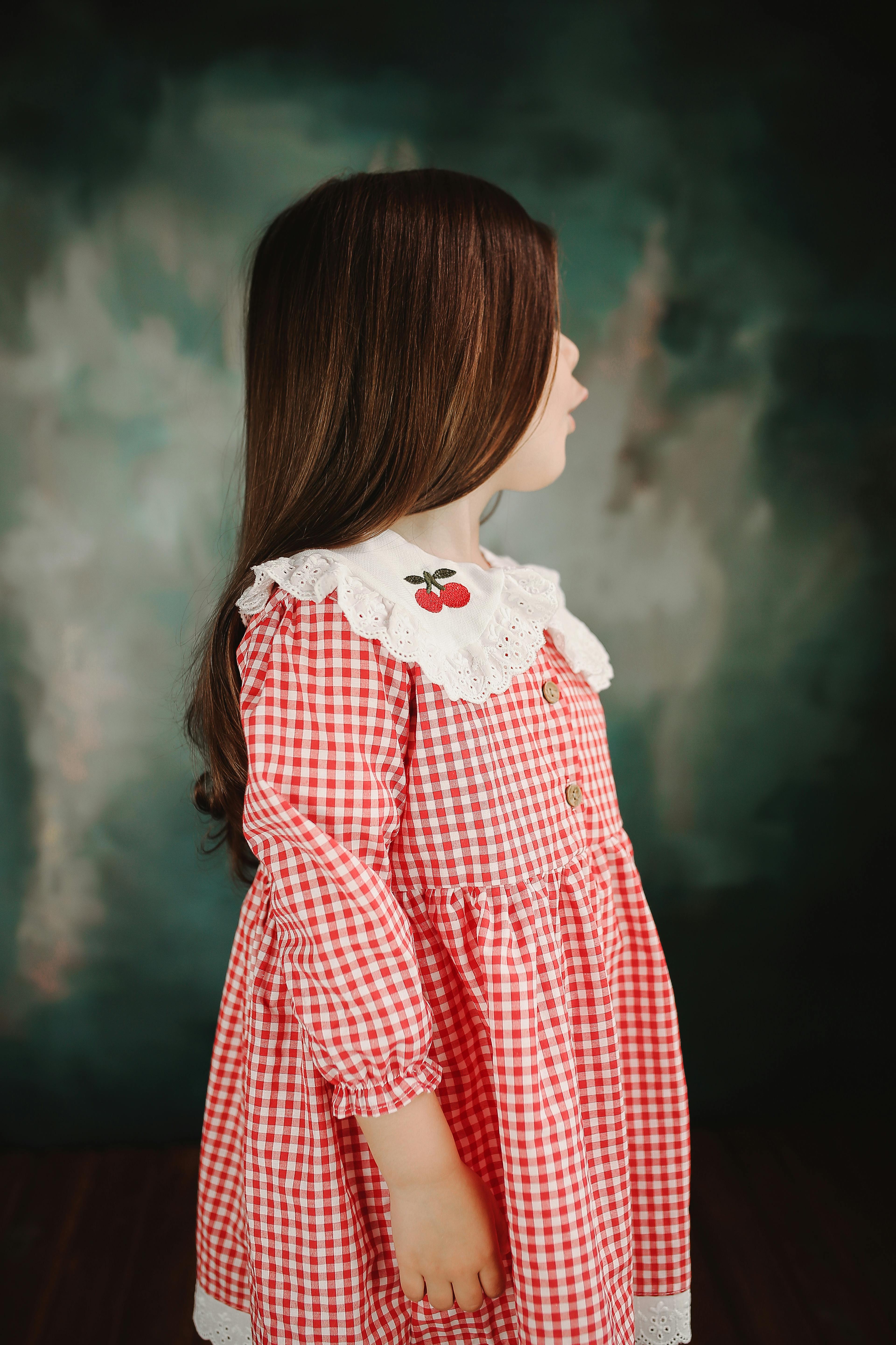 Child Model in Elegant Black Dress · Free Stock Photo