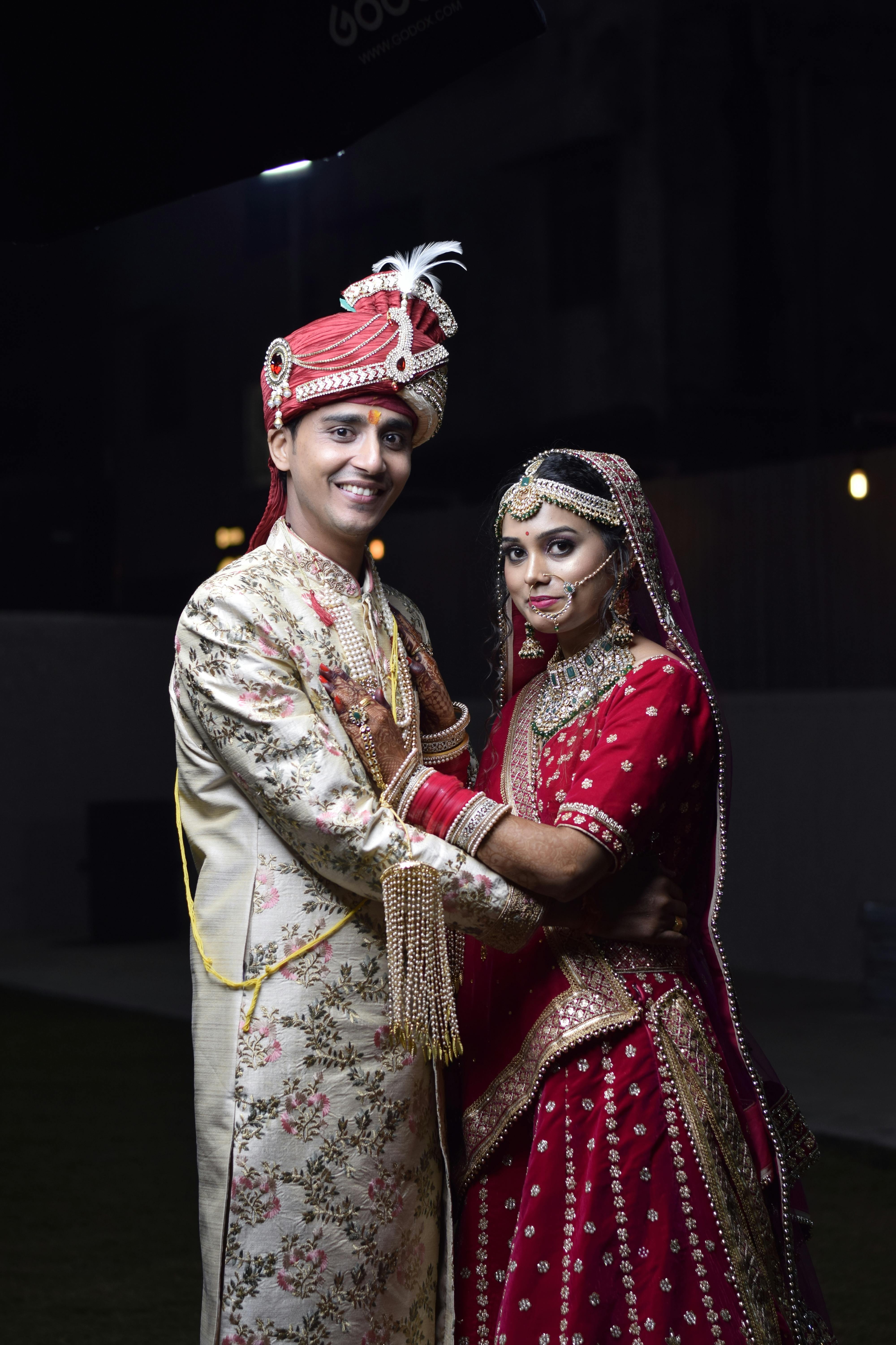 Portrait of Traditional Wedding Couple · Free Stock Photo
