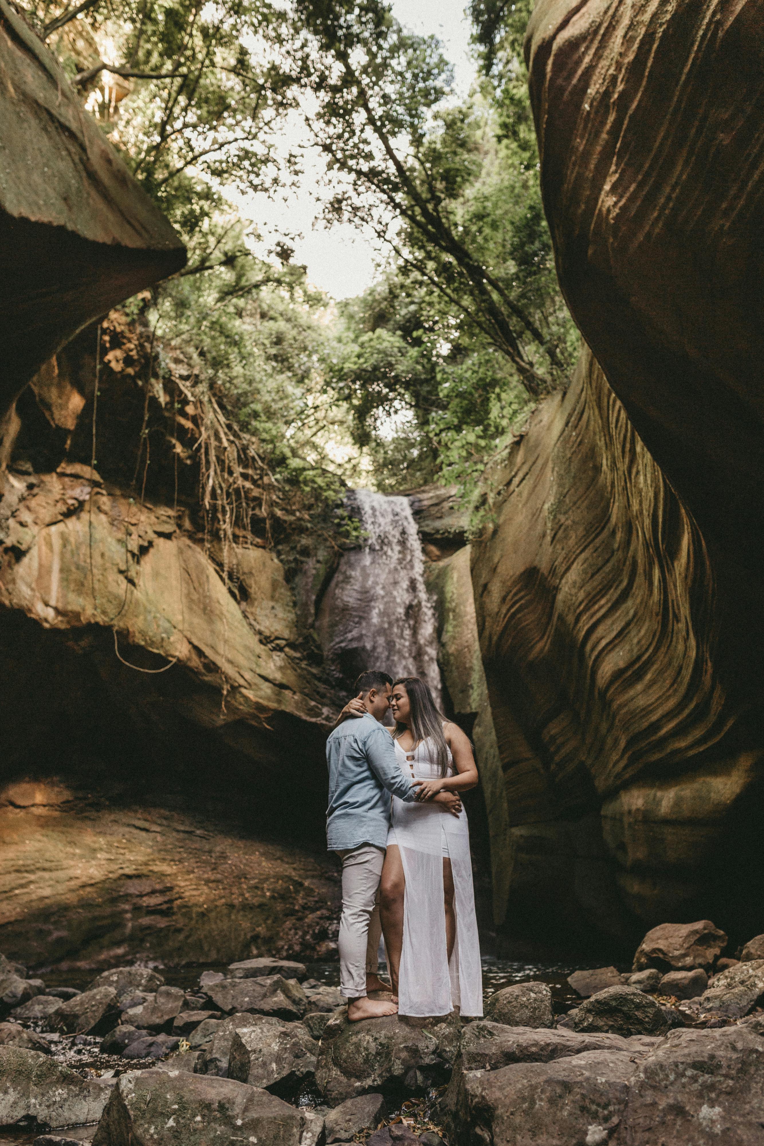 Couples Waterfall Photos, Download The BEST Free Couples Waterfall ...