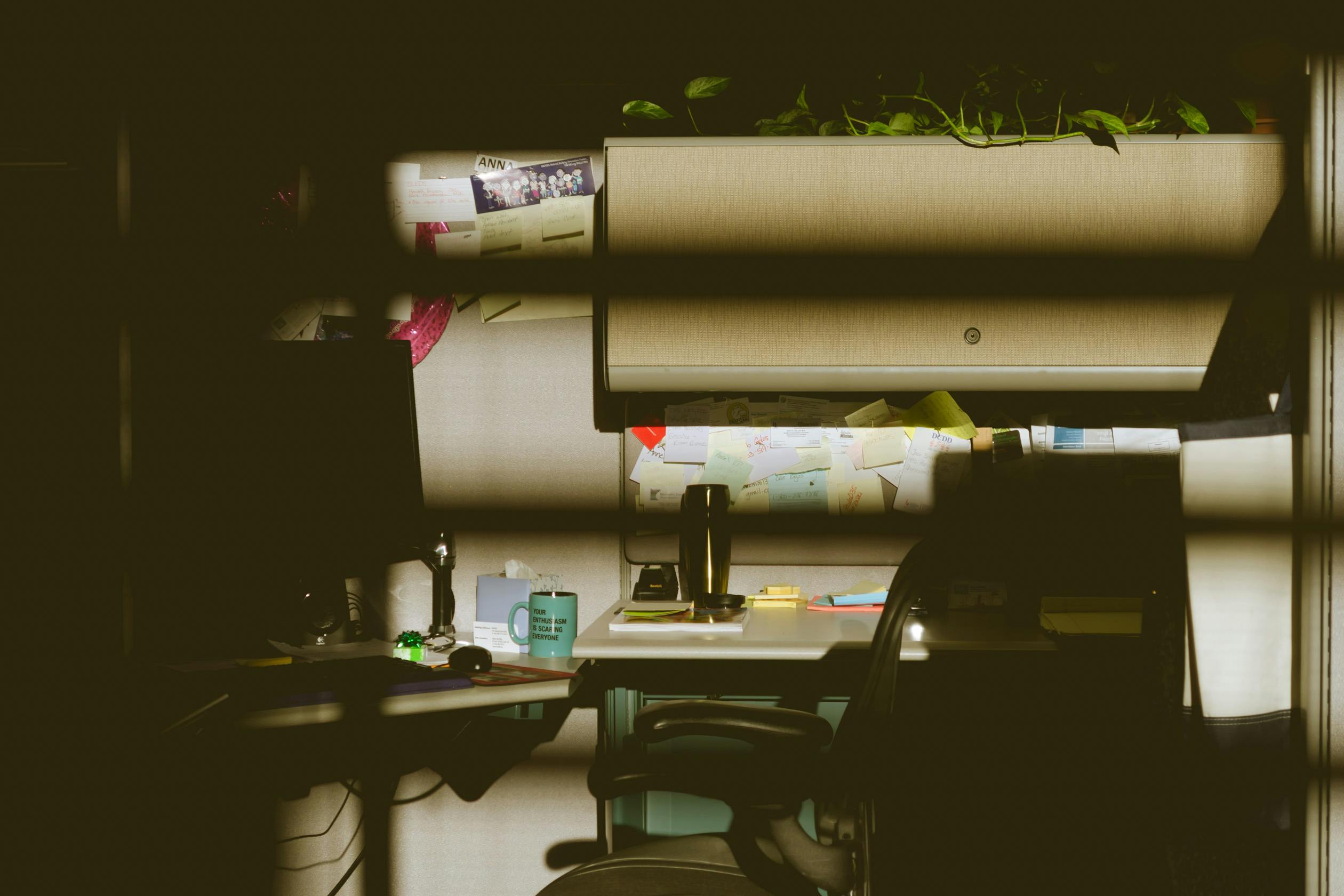 Photo of Workplace at the Dark · Free Stock Photo