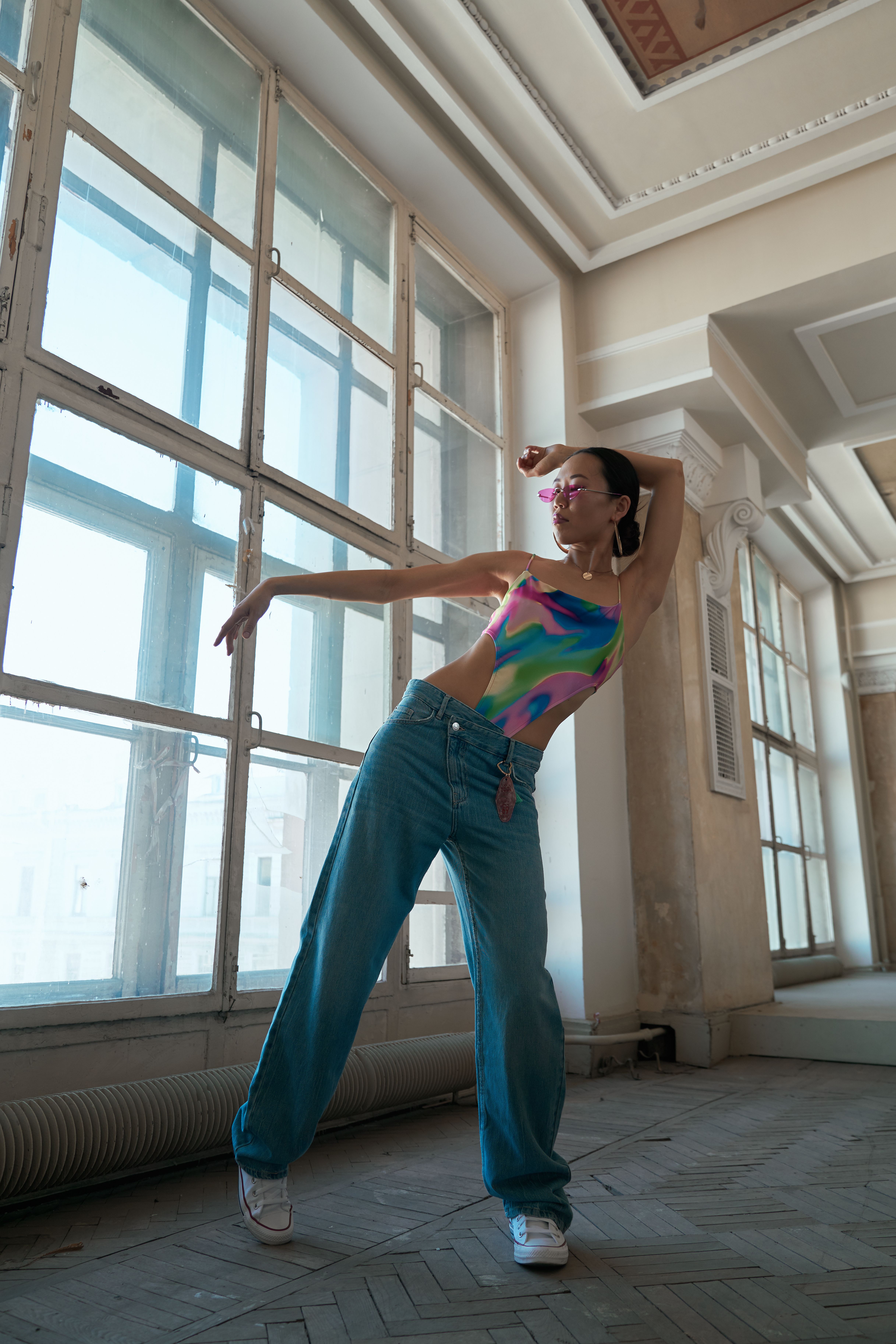 Woman Dancing in a Studio · Free Stock Photo