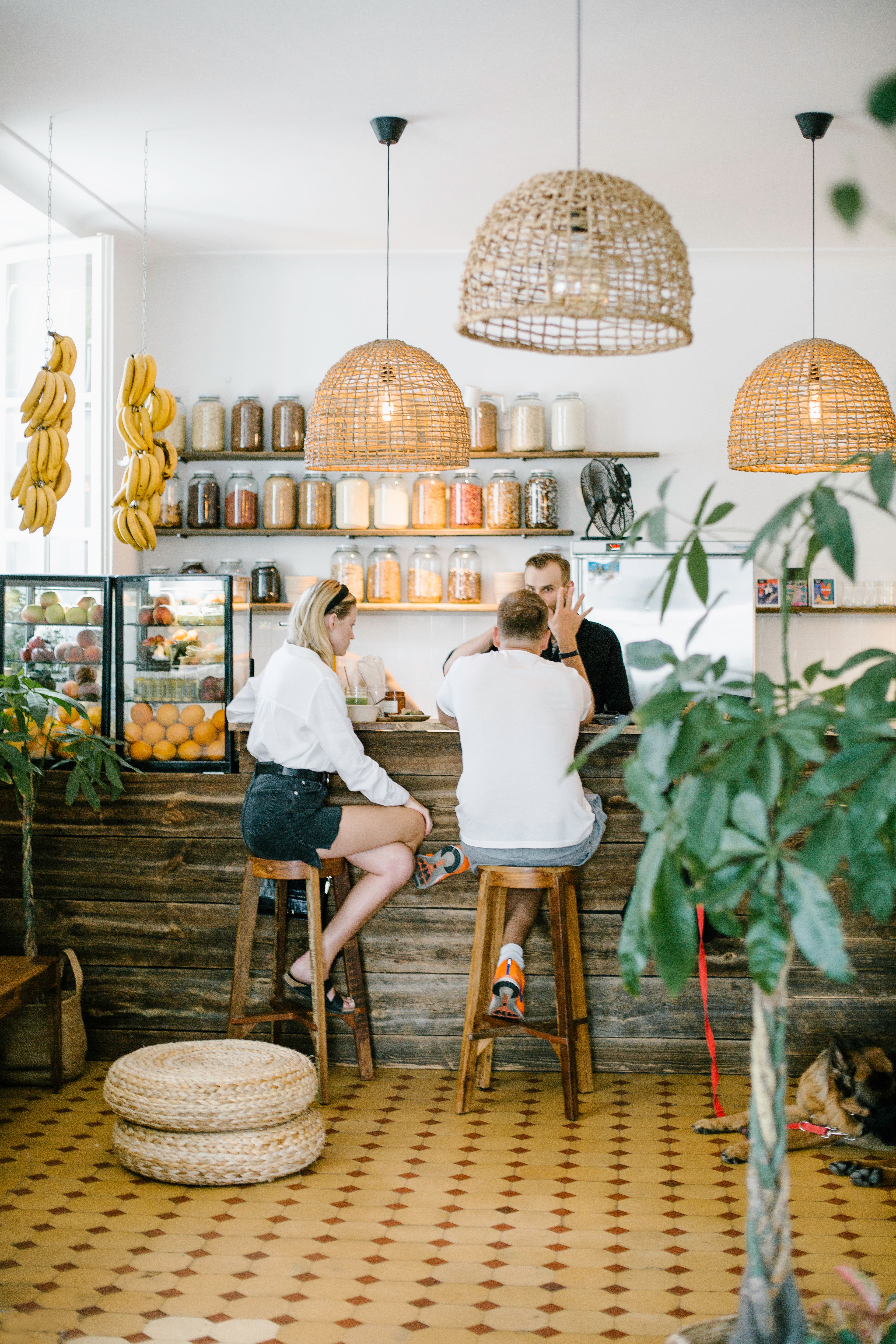 People Sitting in Organic Cafe · Free Stock Photo
