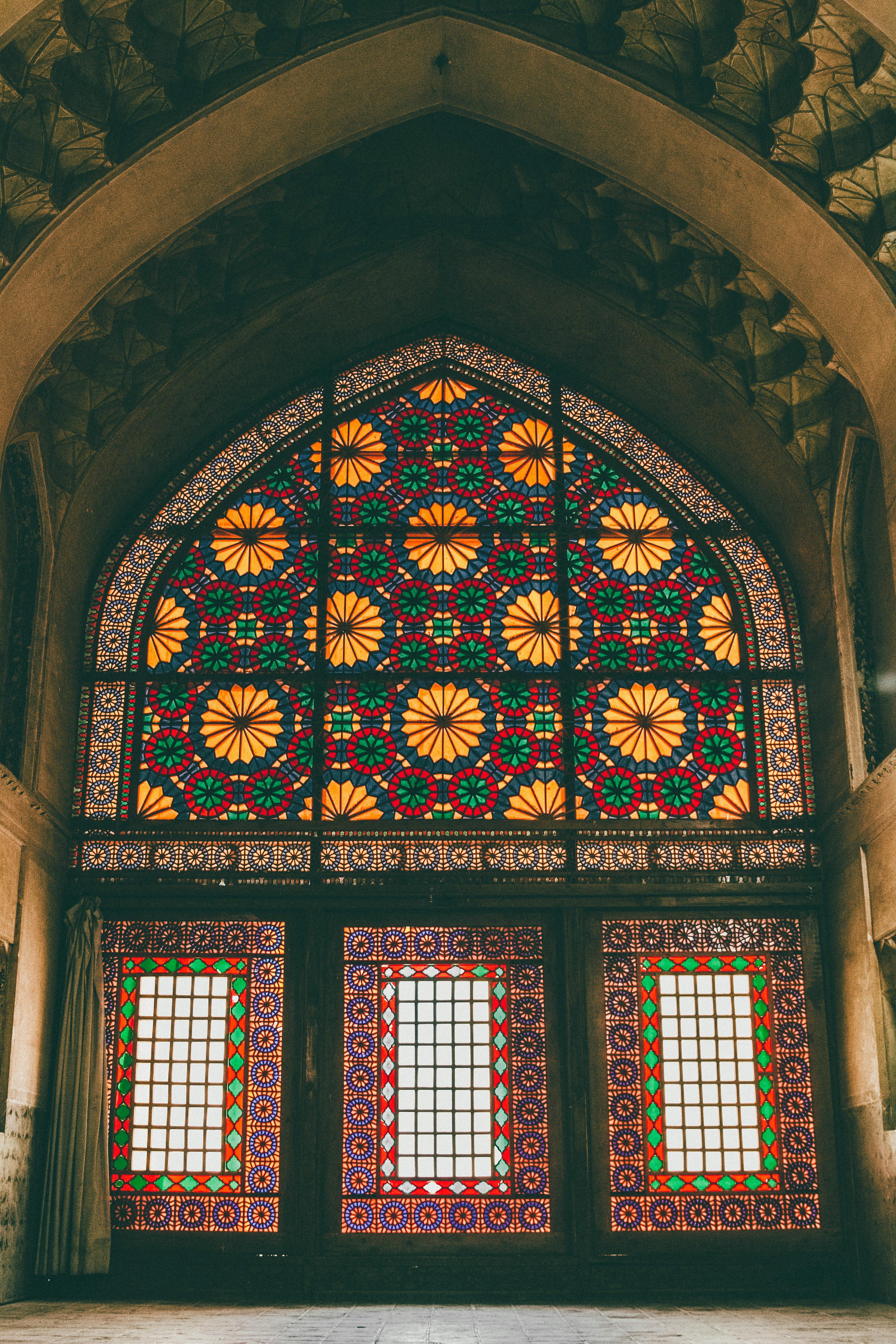 Mosaic on a Window in Mosque in Iran · Free Stock Photo