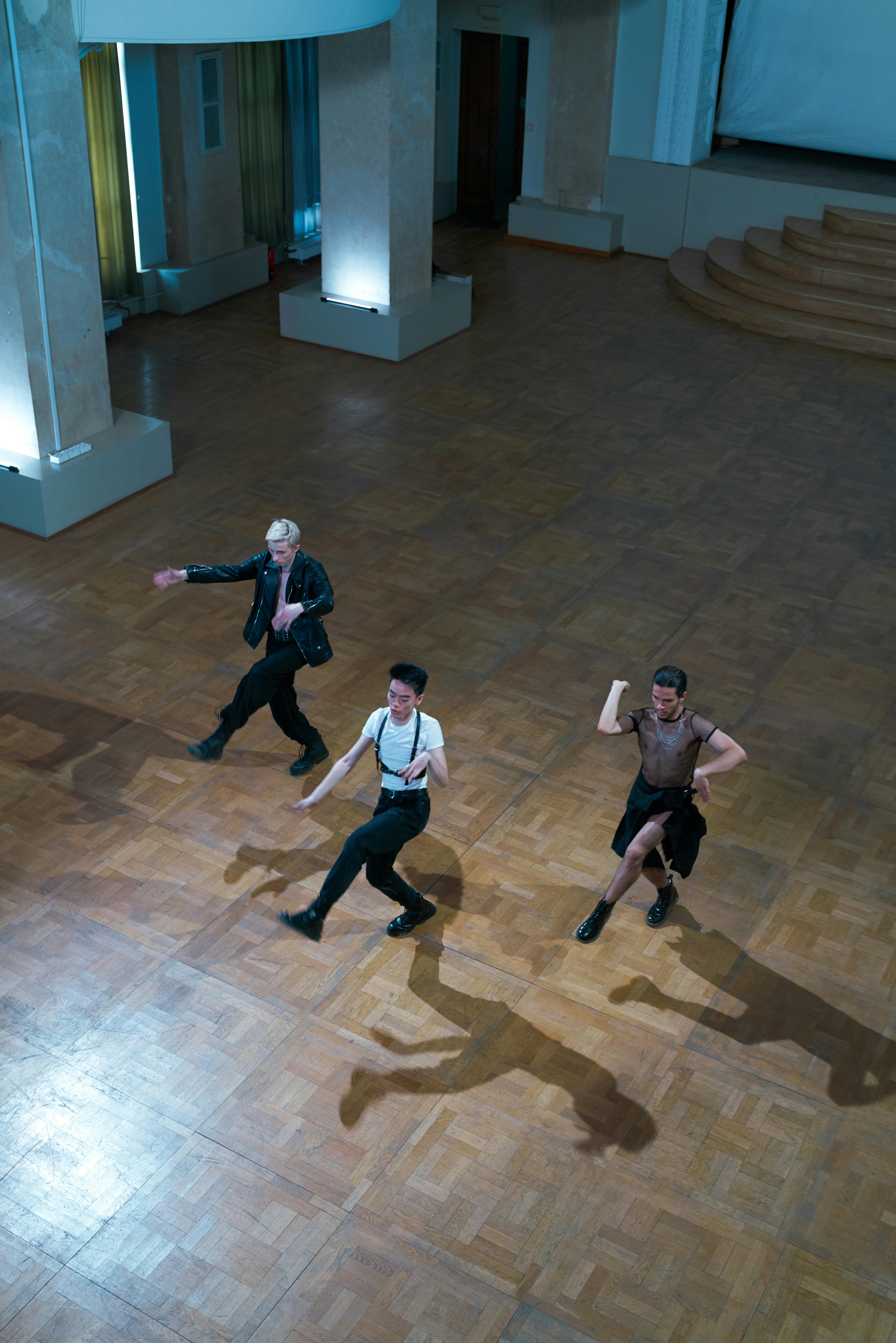 Male Dancers Dancing on the Hall · Free Stock Photo