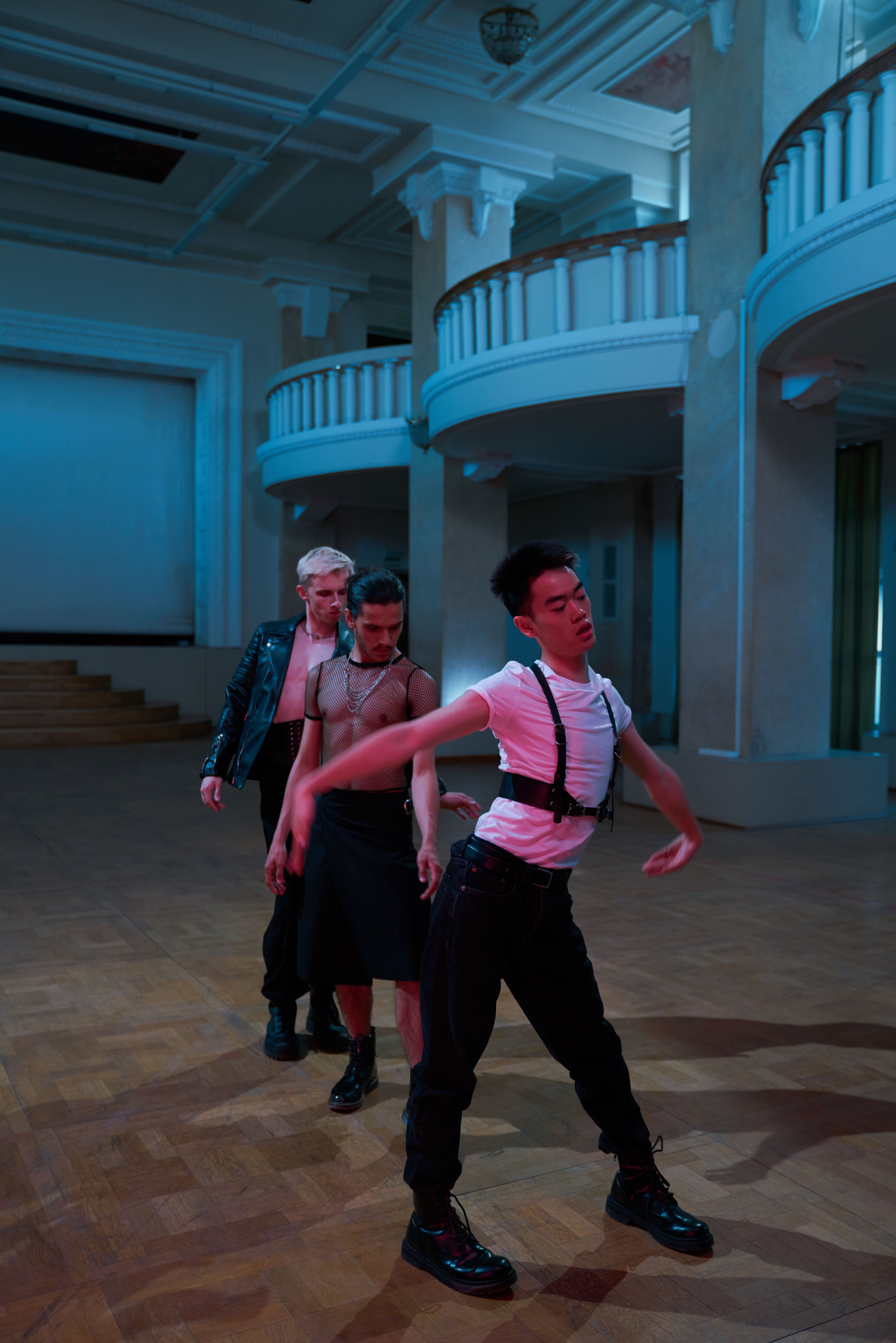 Three Dancers Posing in a Room · Free Stock Photo