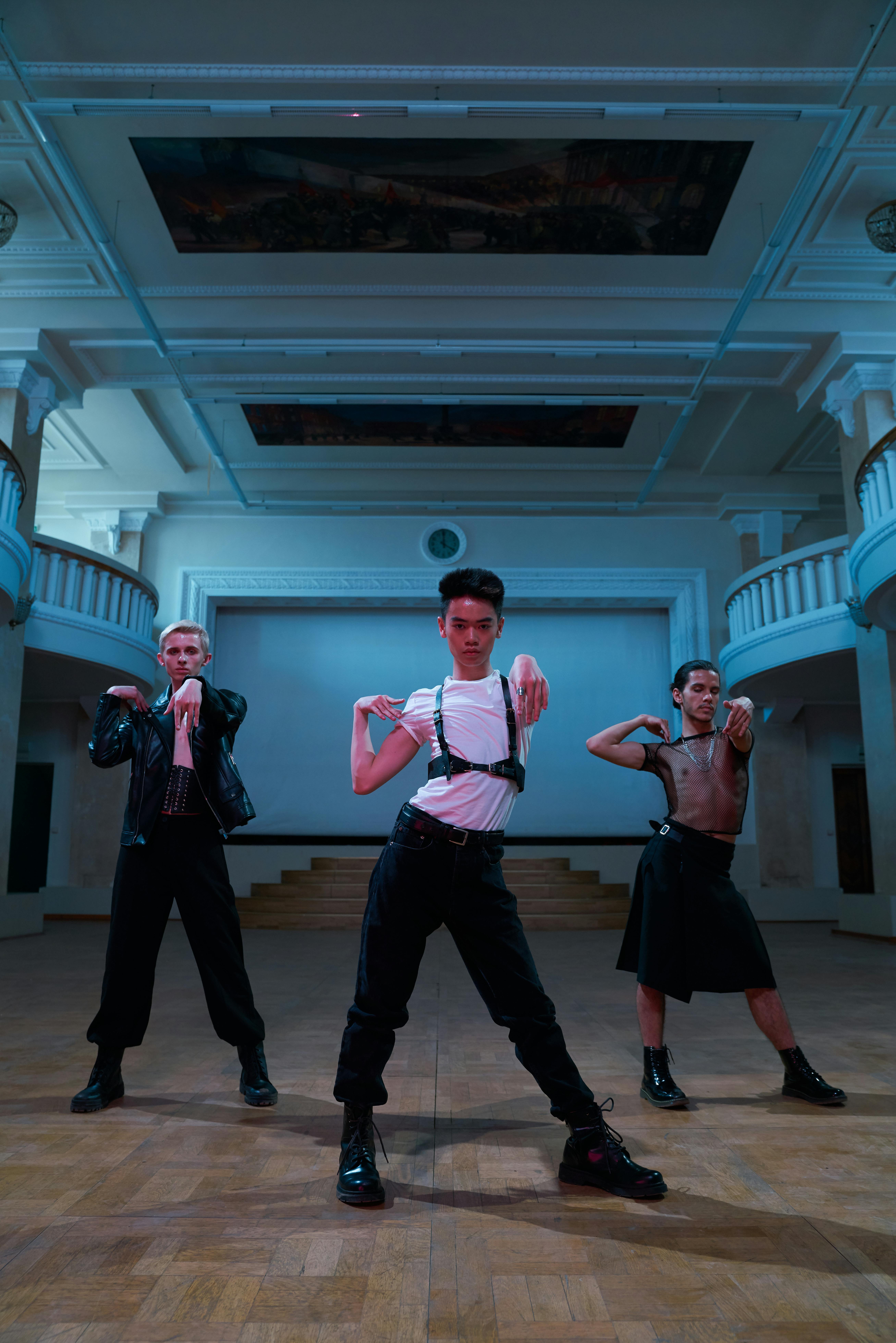 Stylish Men Dancing Together · Free Stock Photo