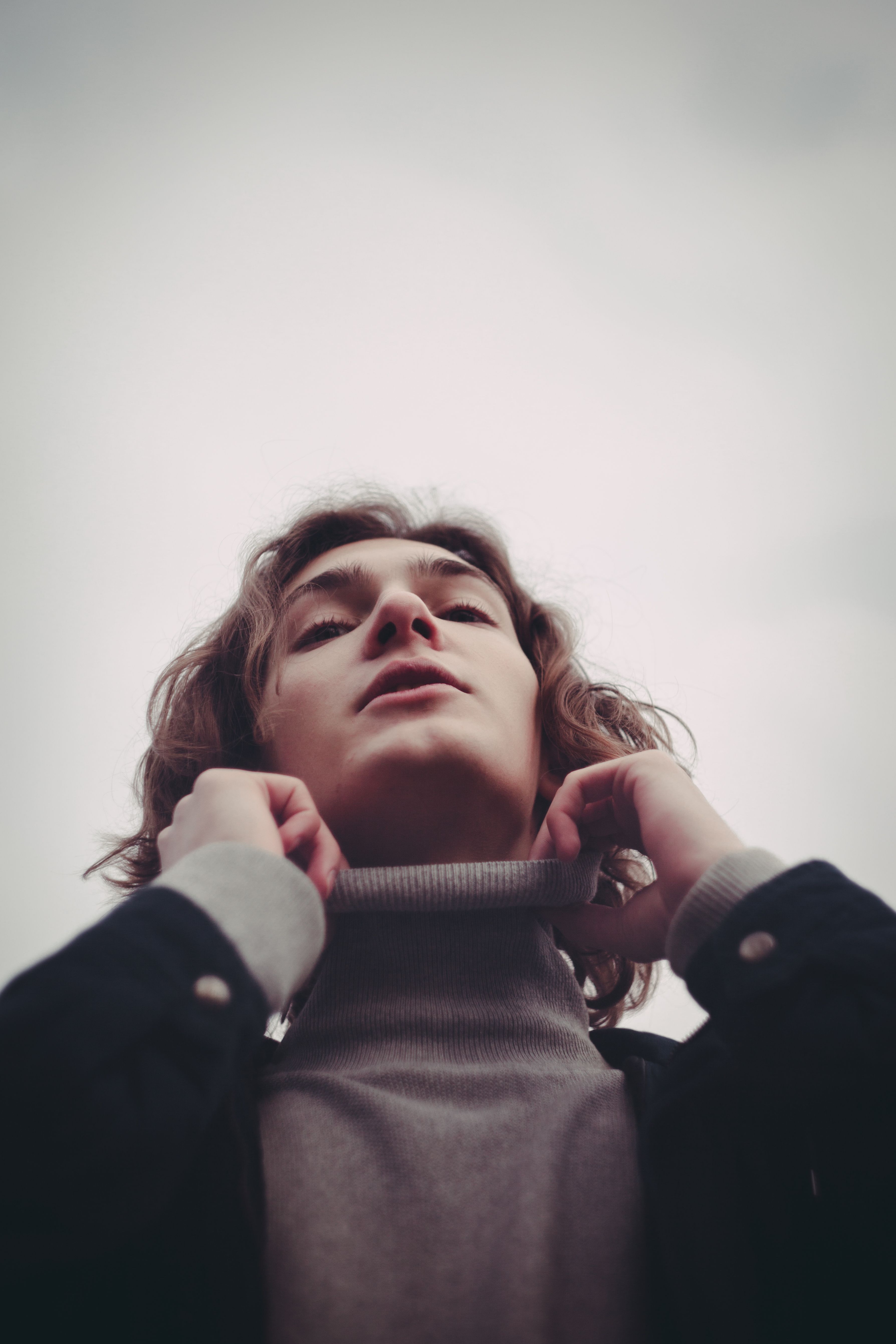 Low-Angle Shot of a Girl · Free Stock Photo