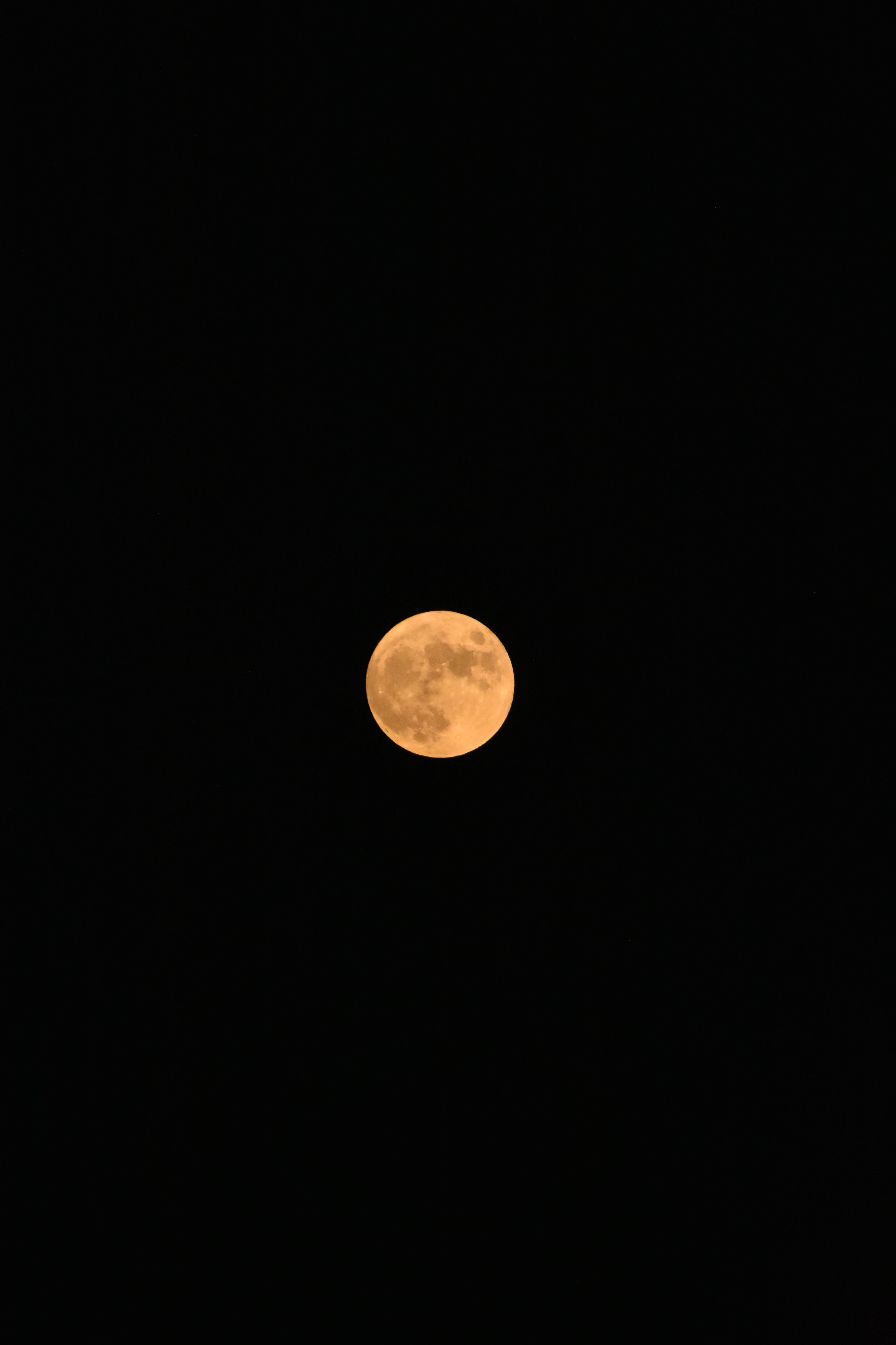 Full Moon at Night Time · Free Stock Photo