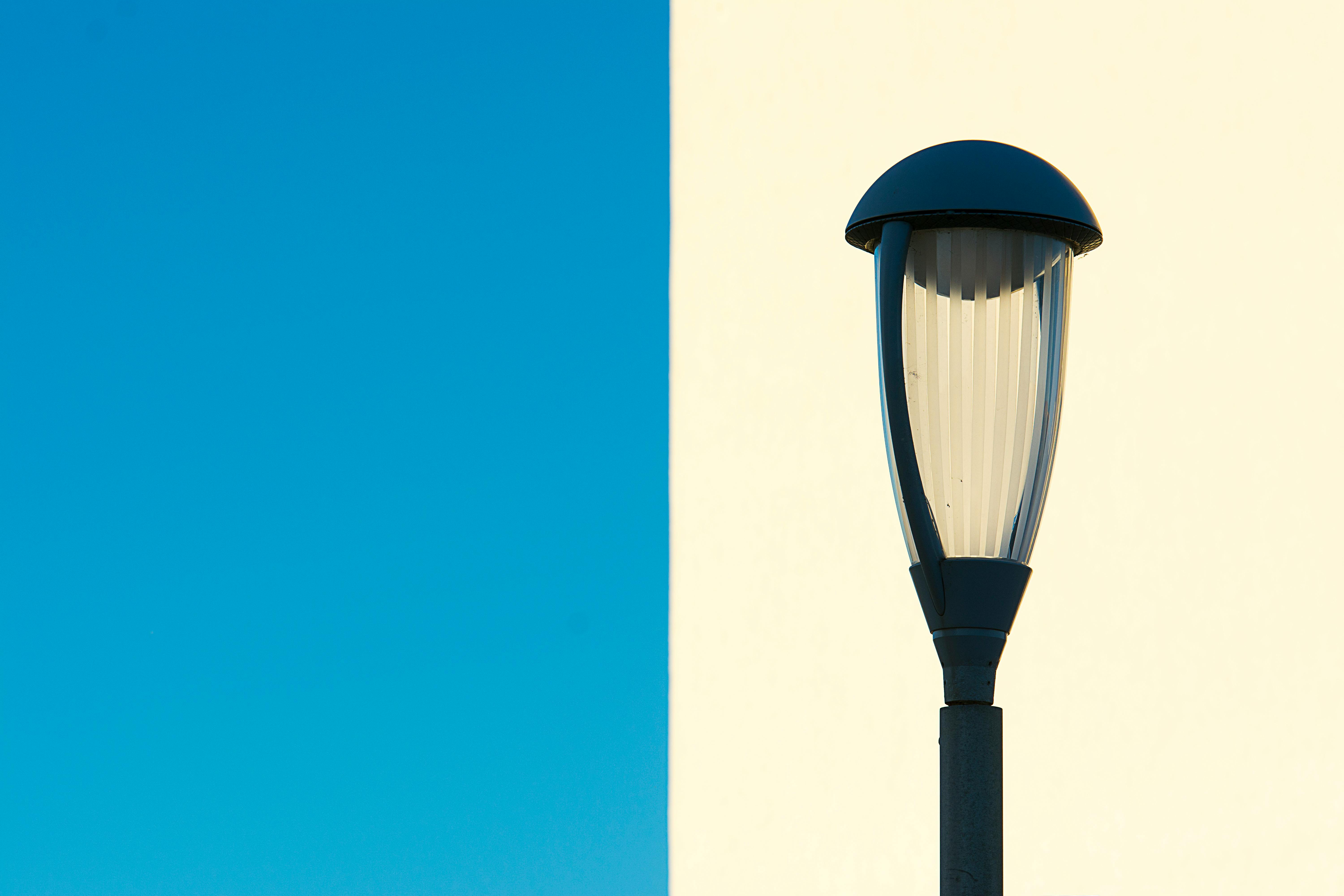 Lighted Street Lamp Post during Night Time · Free Stock Photo