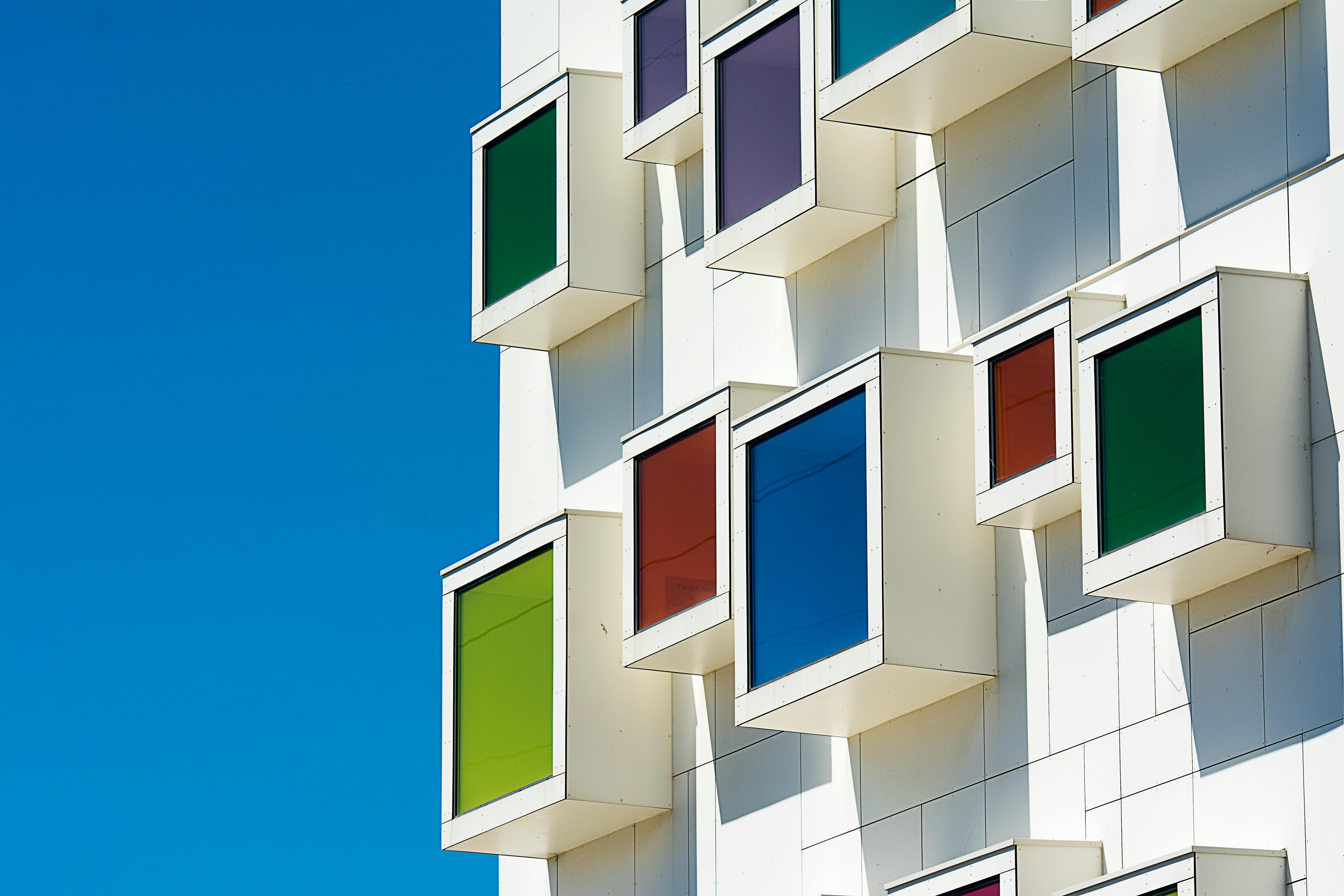 Red And Yellow Windows · Free Stock Photo