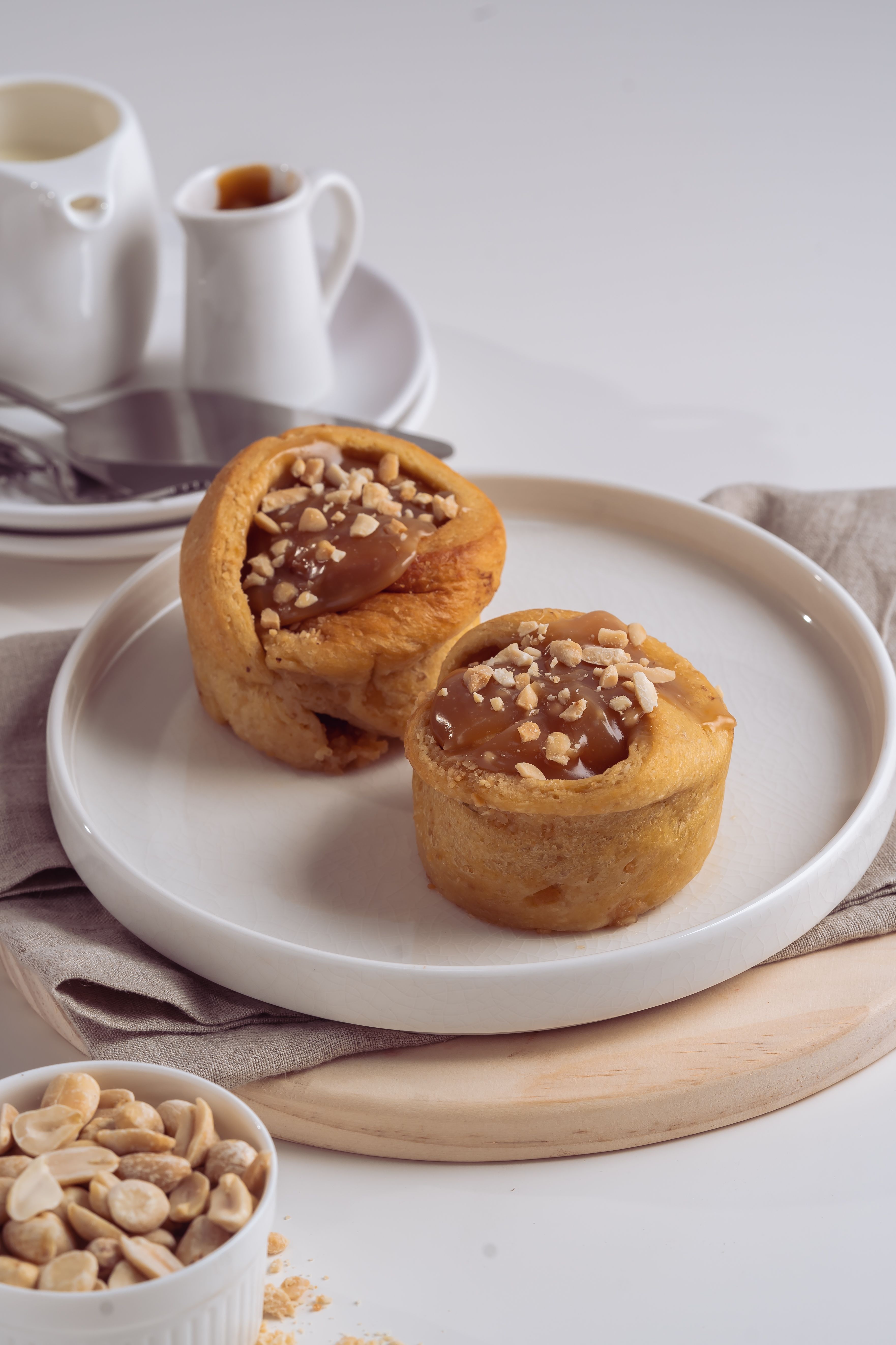 Brown Cinnamon on White Ceramic Plate · Free Stock Photo