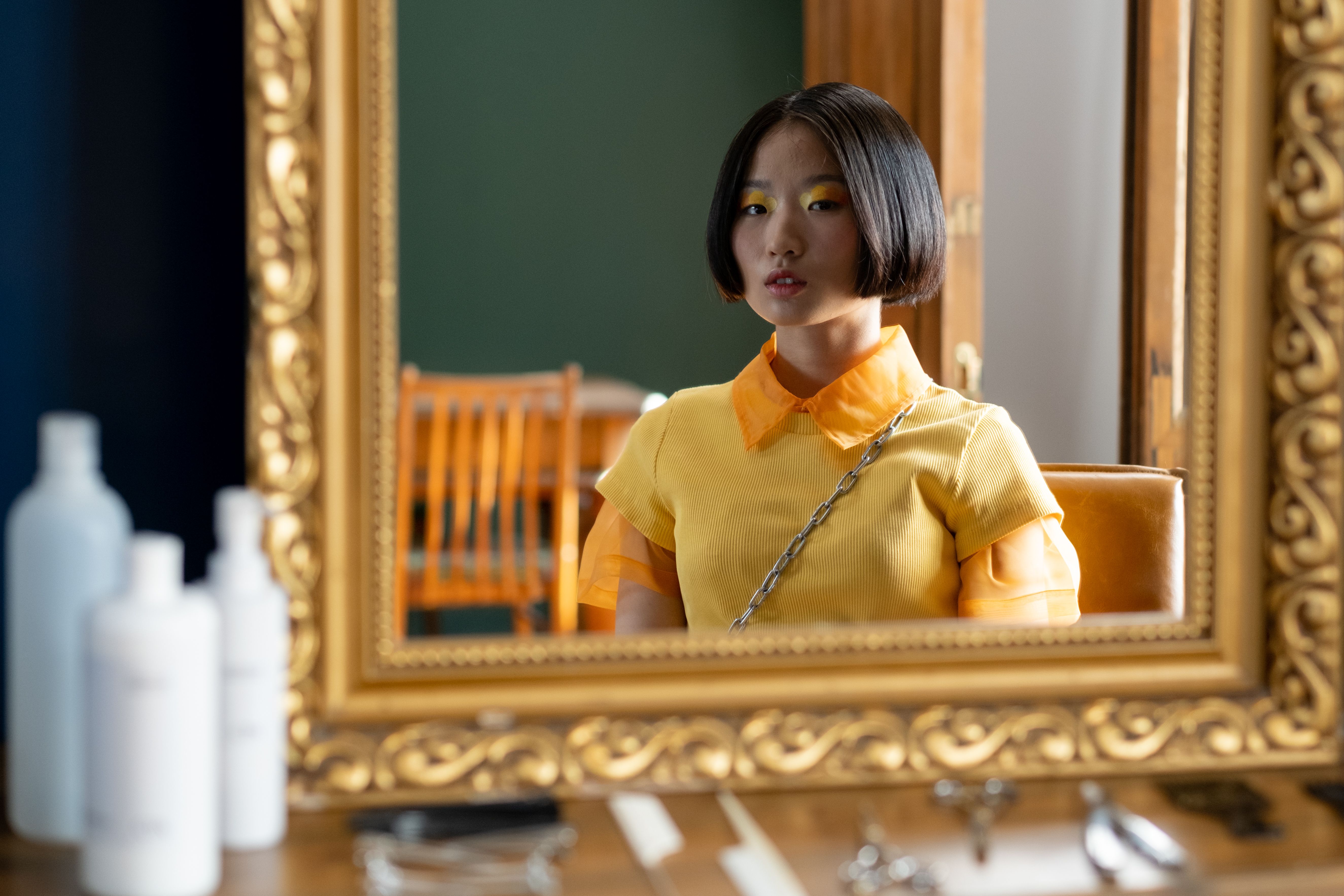Reflection of Woman in Mirror · Free Stock Photo
