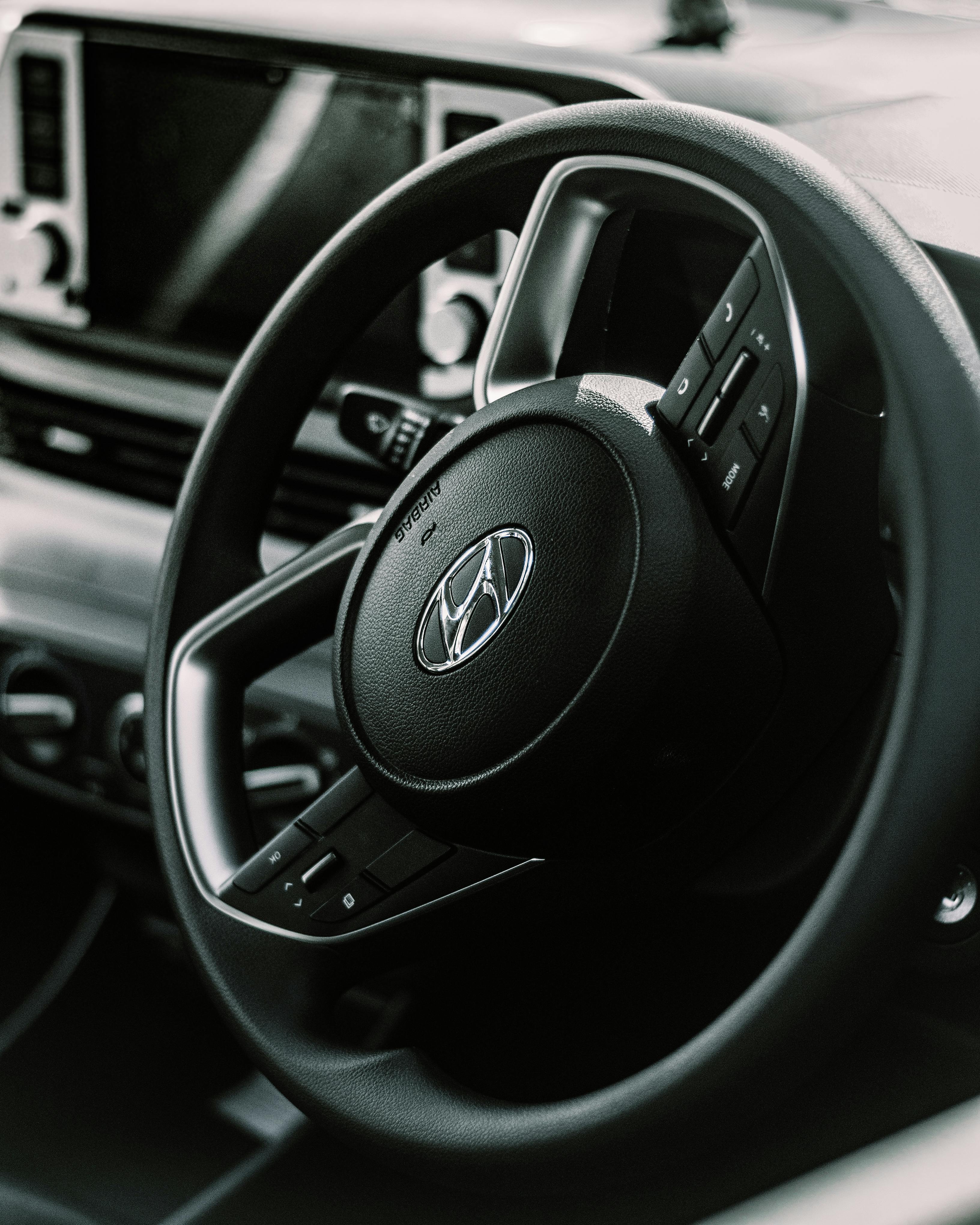 Steering Wheel in a Car · Free Stock Photo