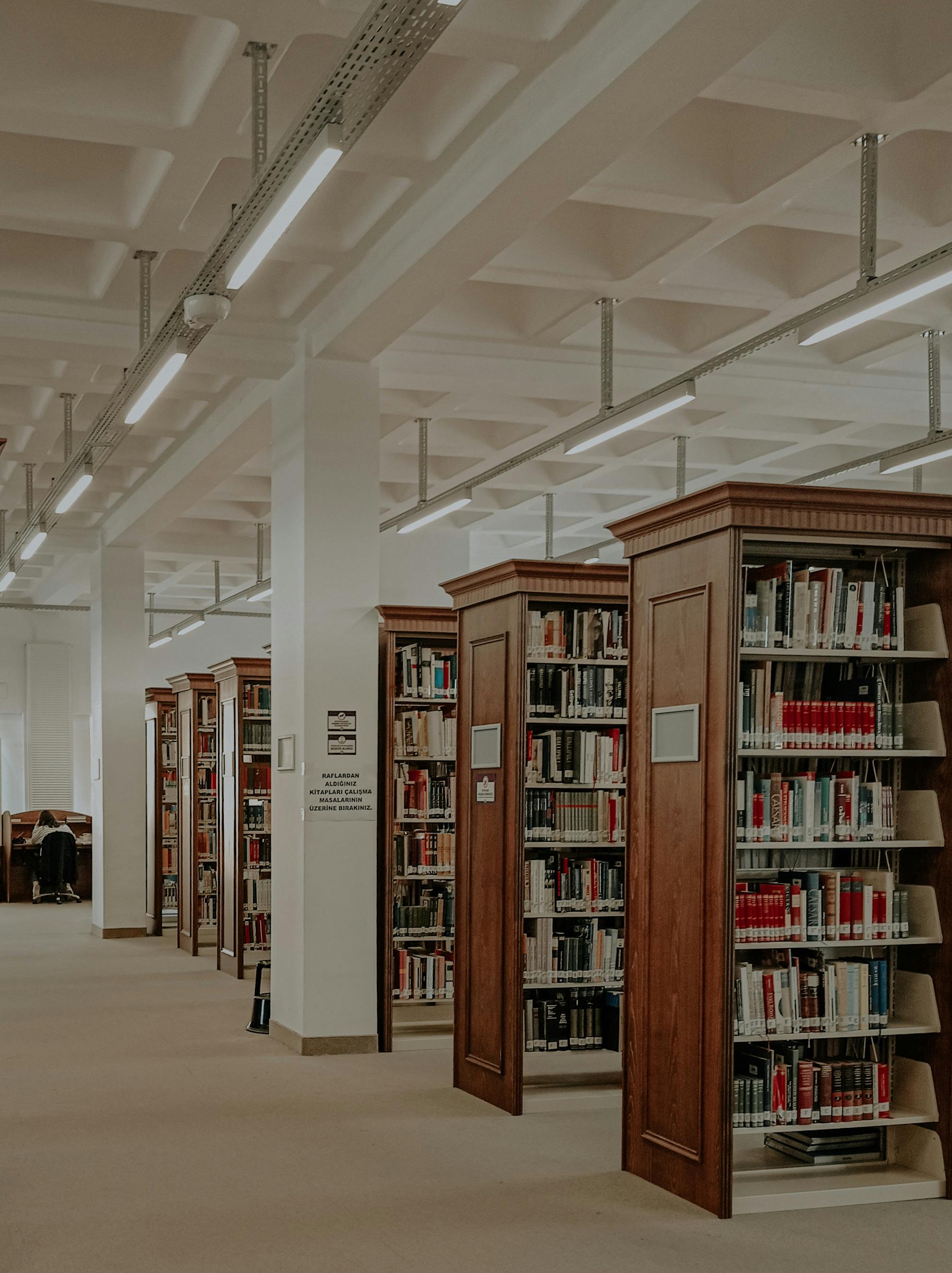 Photo of Books in a Library · Free Stock Photo