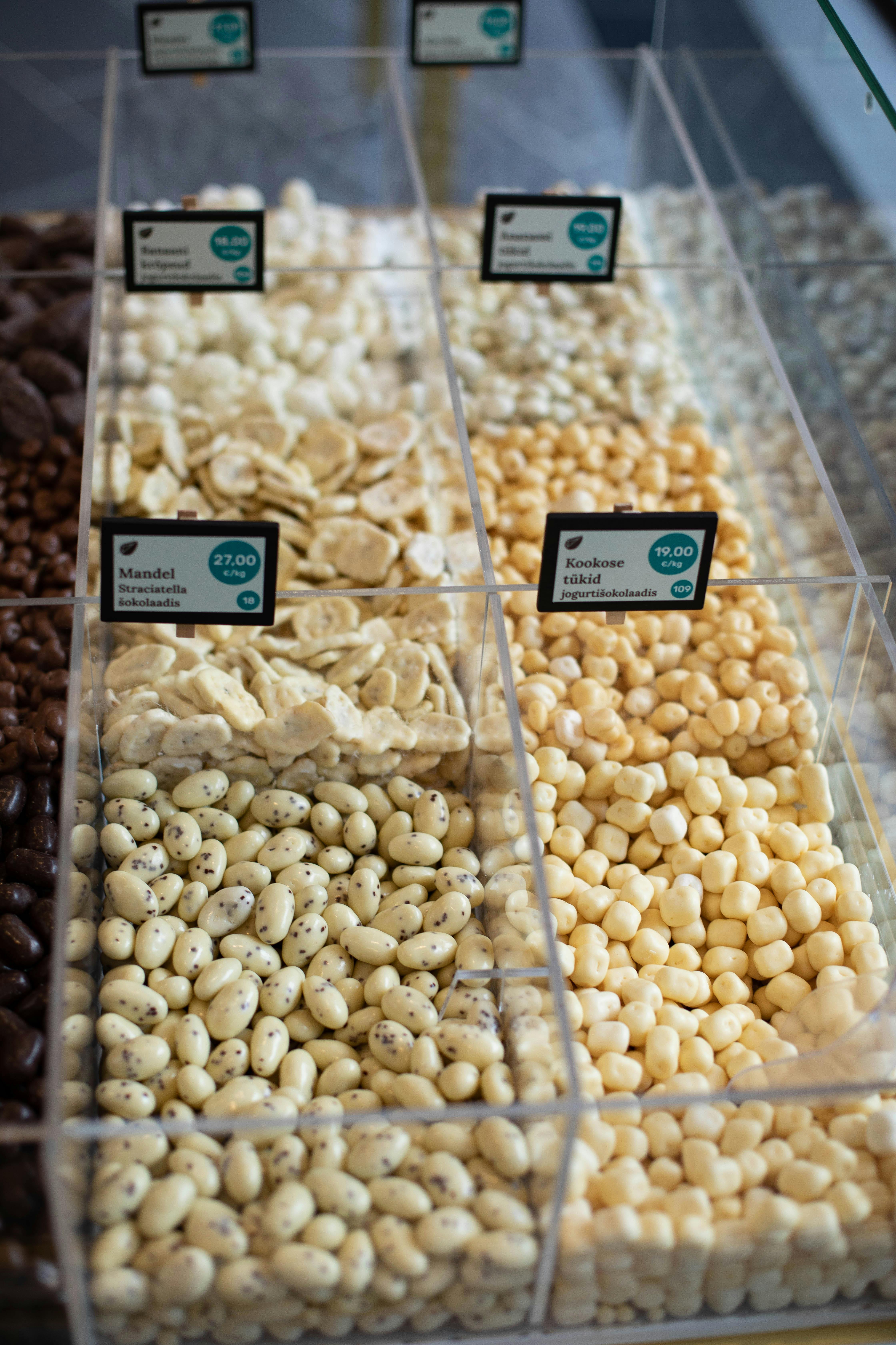 Sweet Candies in a Glass Container · Free Stock Photo