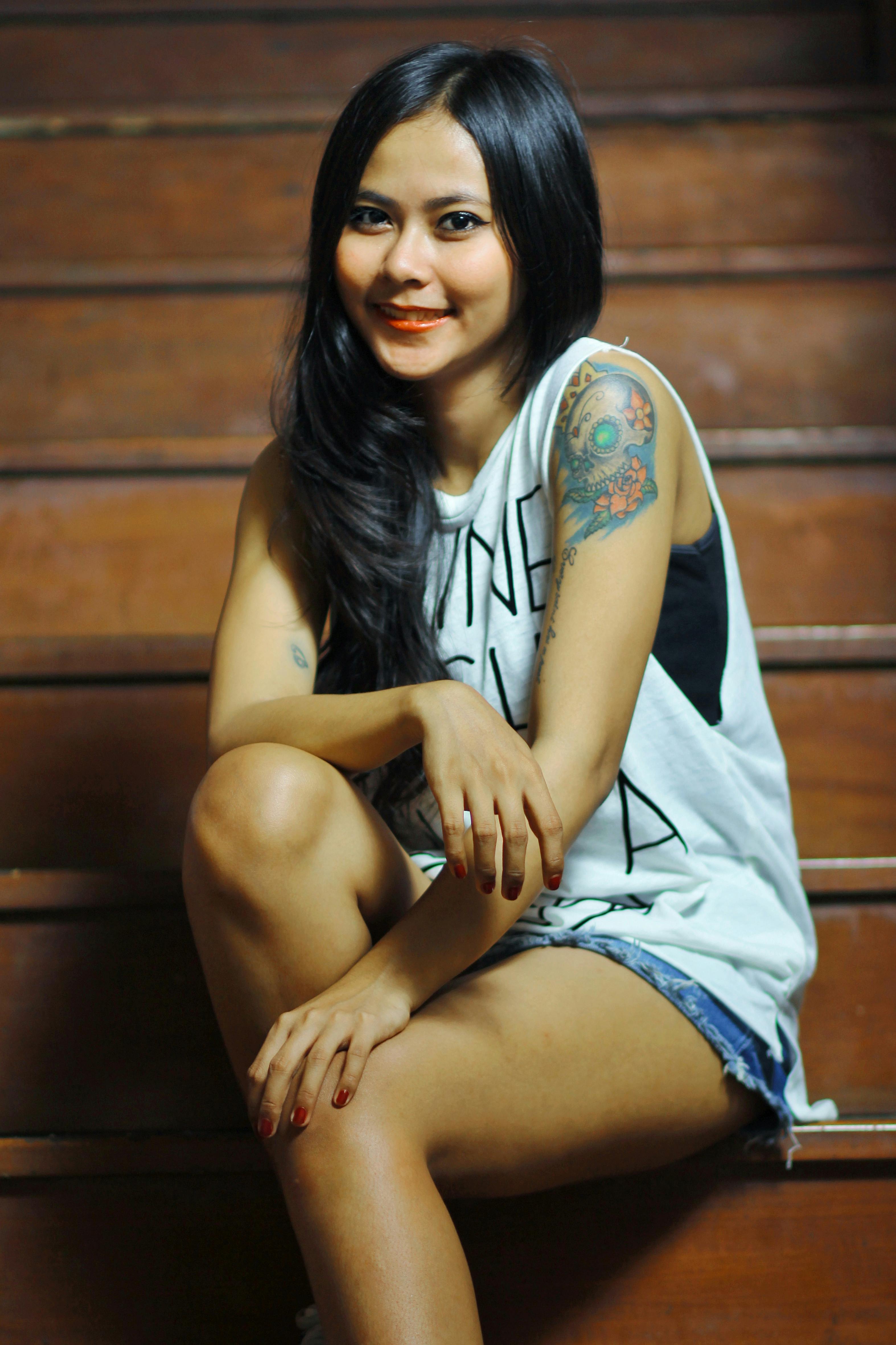 Woman Sitting Inside a Car · Free Stock Photo