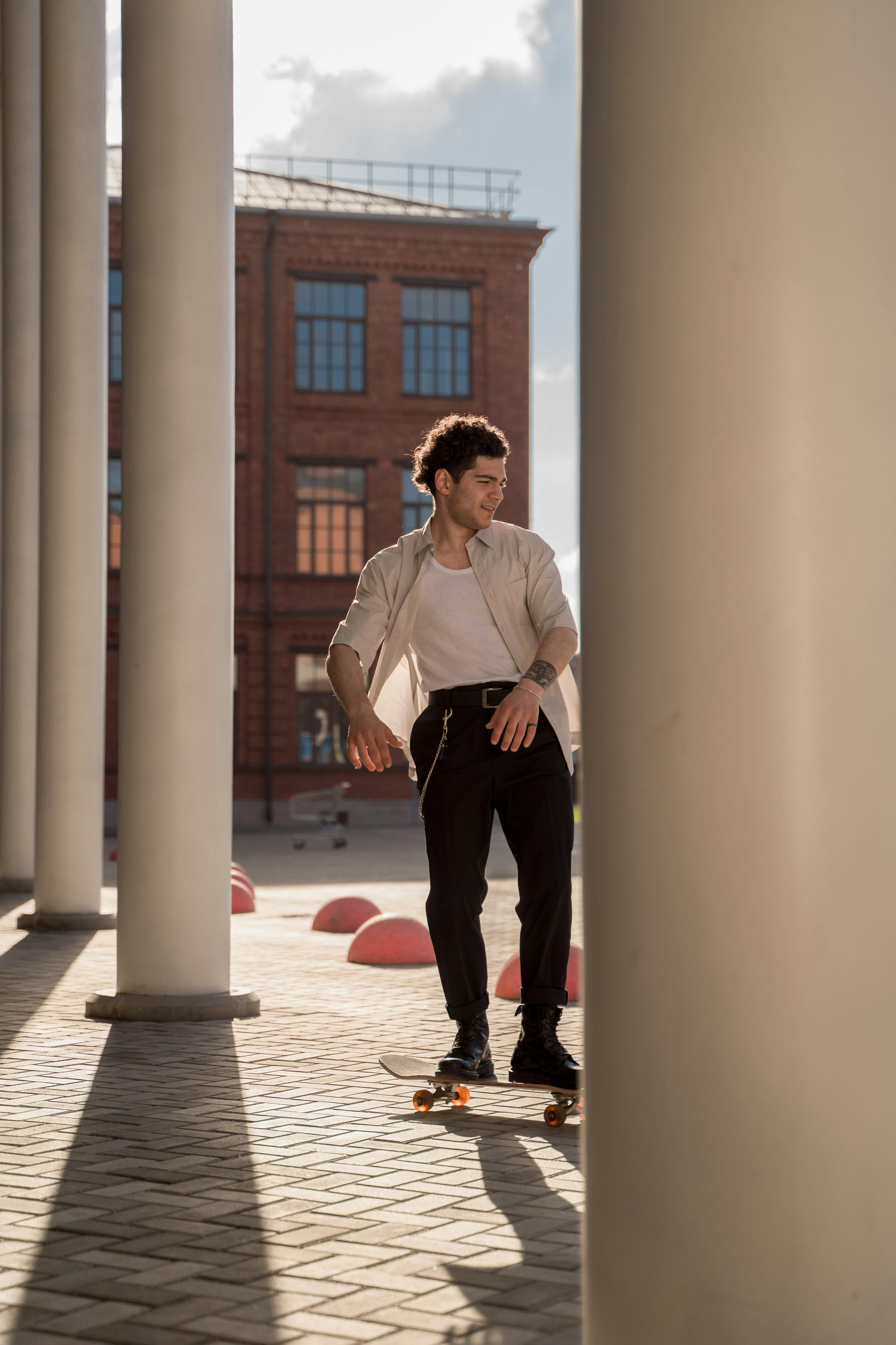 Man Playing Skateboard Edited Photo · Free Stock Photo