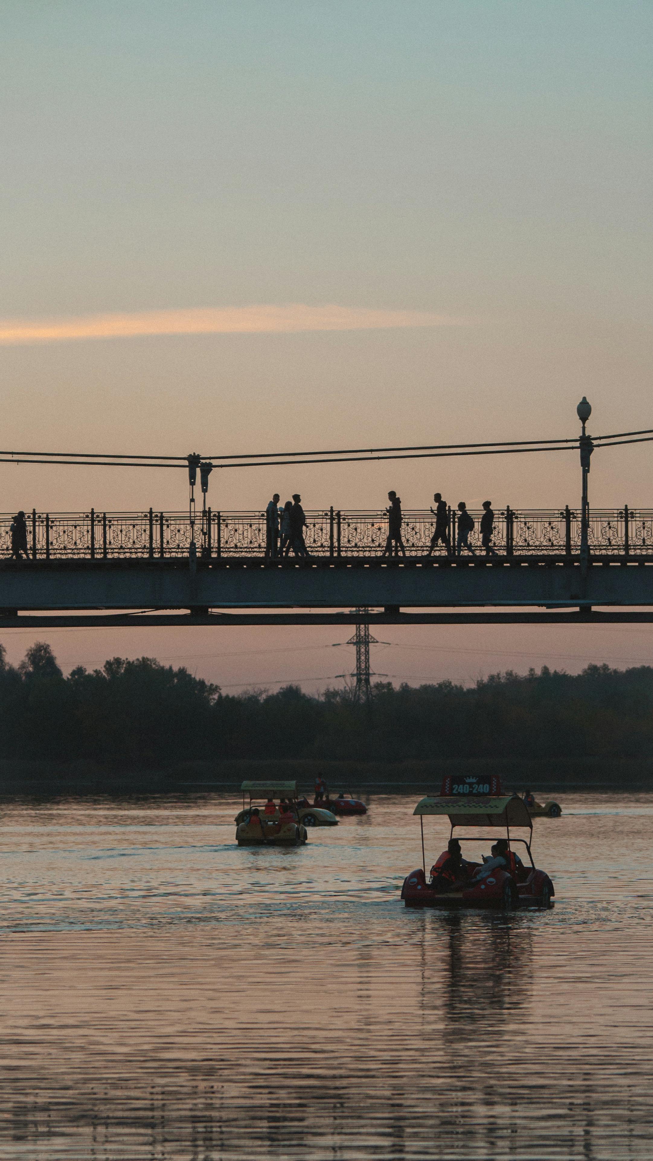 People Enjoying a Ferry Boat Ride · Free Stock Photo