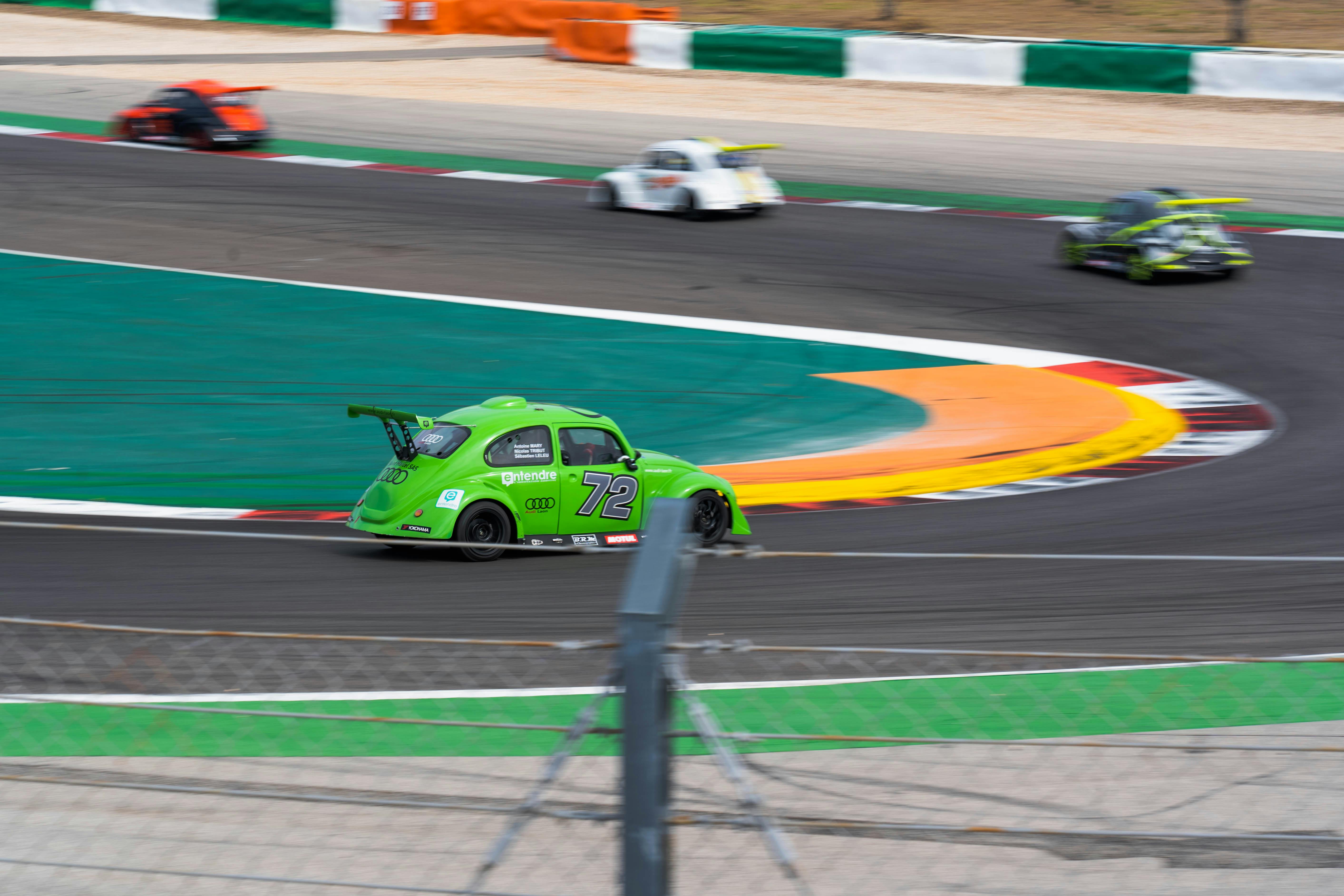 Beetle Cars in a Racing Competition · Free Stock Photo