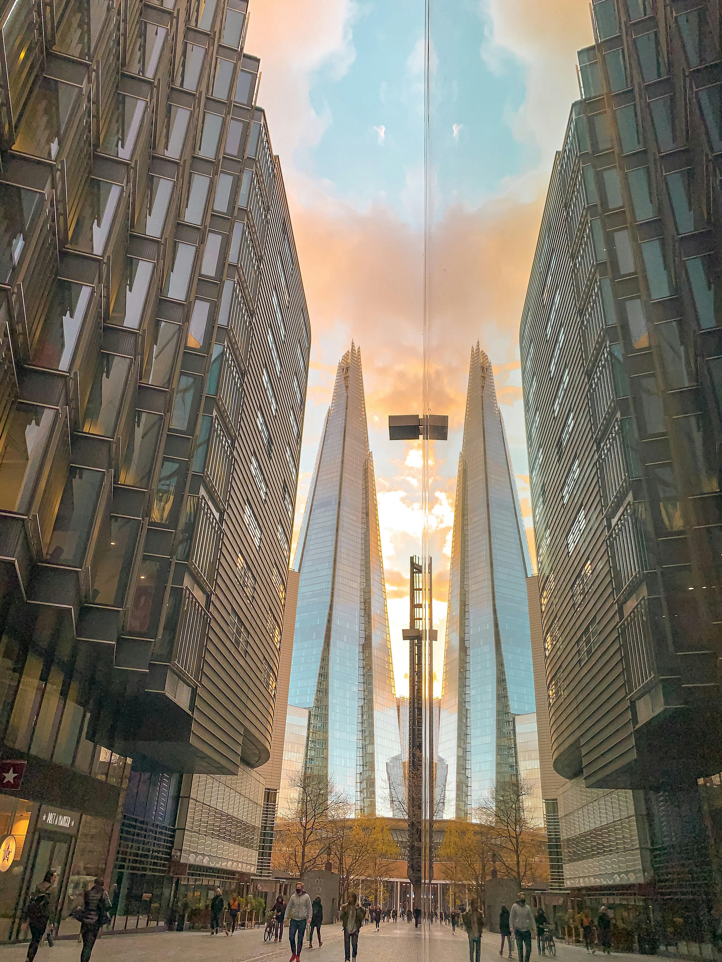 Low-Angle Photography of High Rise Buildings · Free Stock Photo