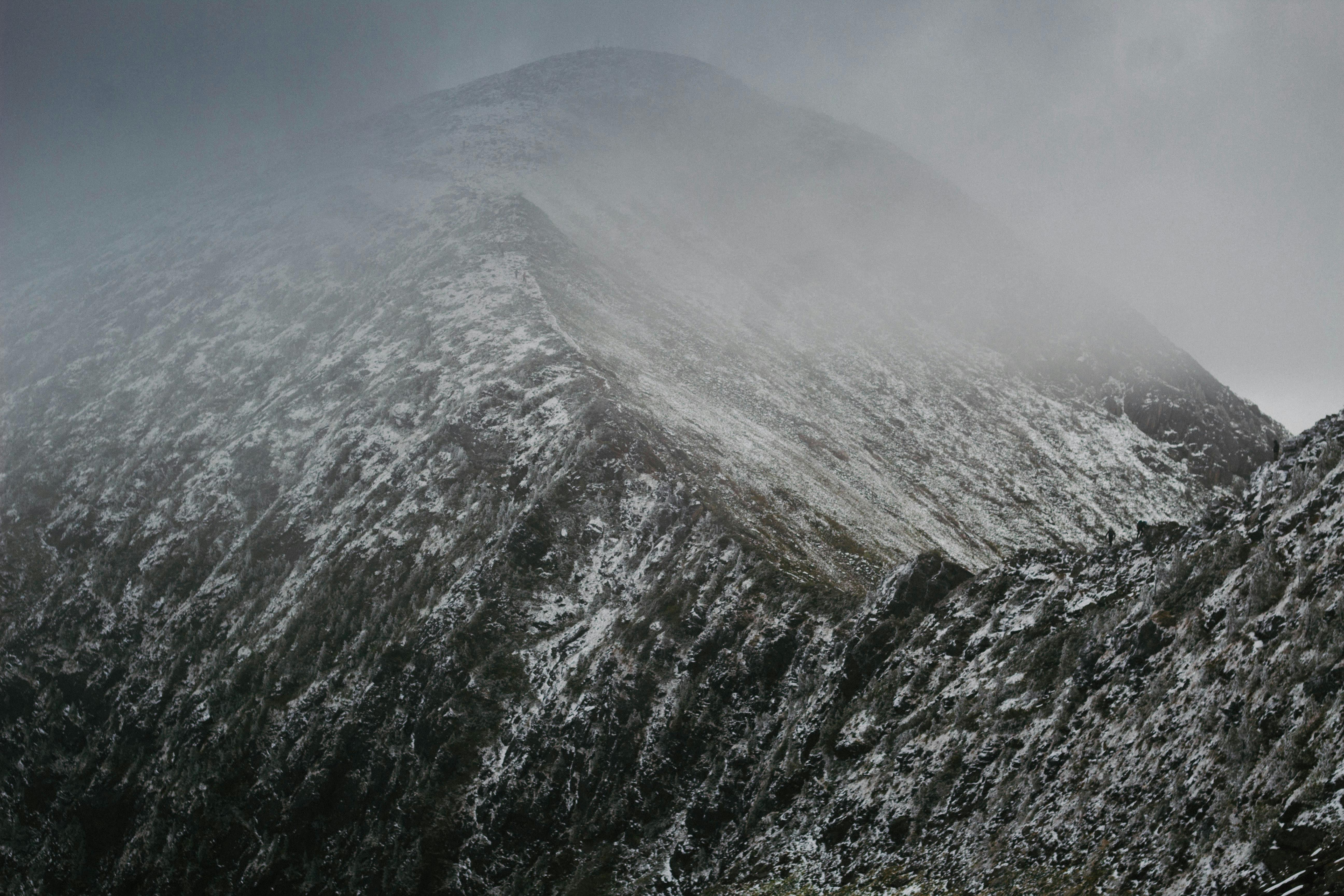 Gray Rocky Mountain Under the Blue Sky · Free Stock Photo