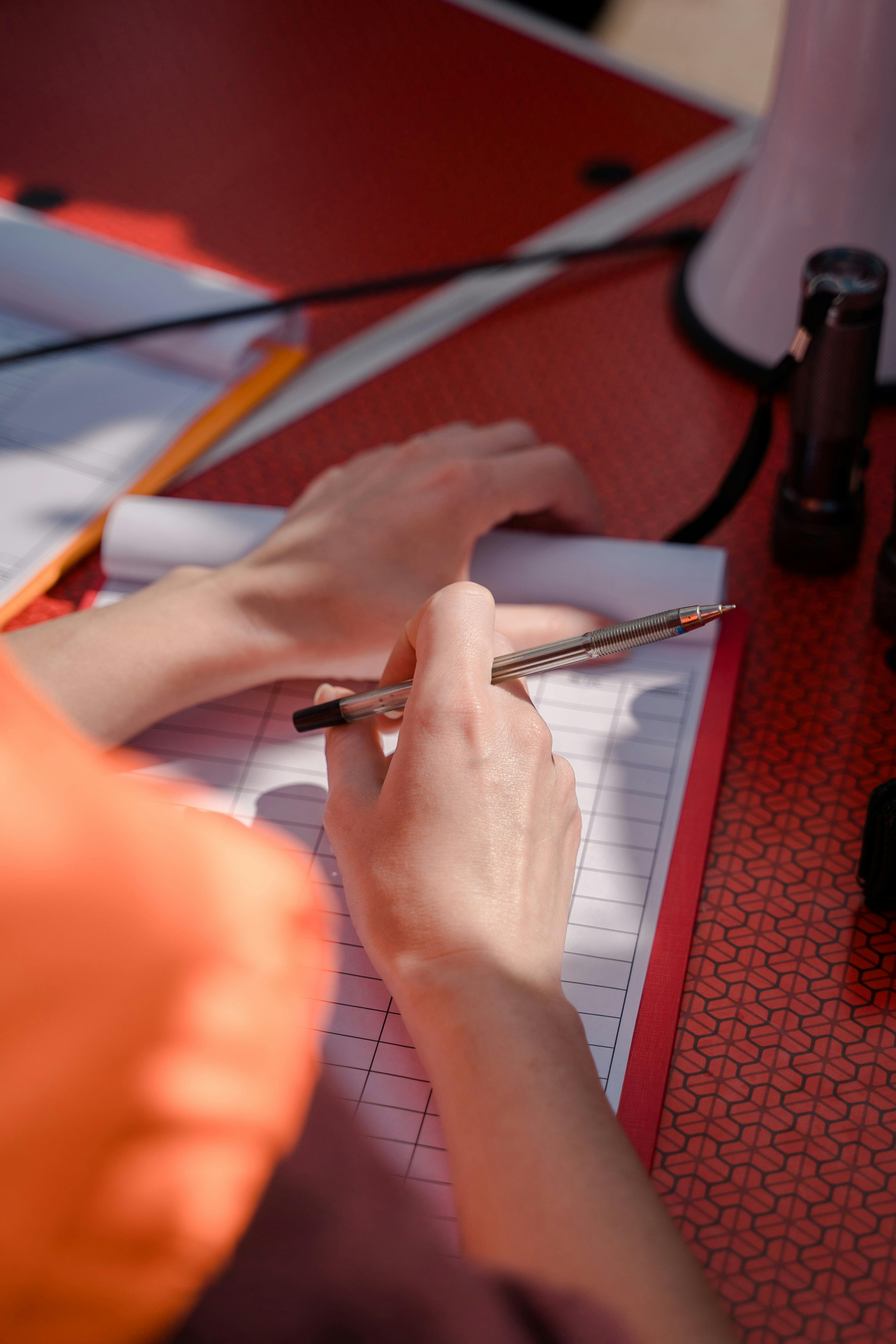 Woman Filling out Form · Free Stock Photo