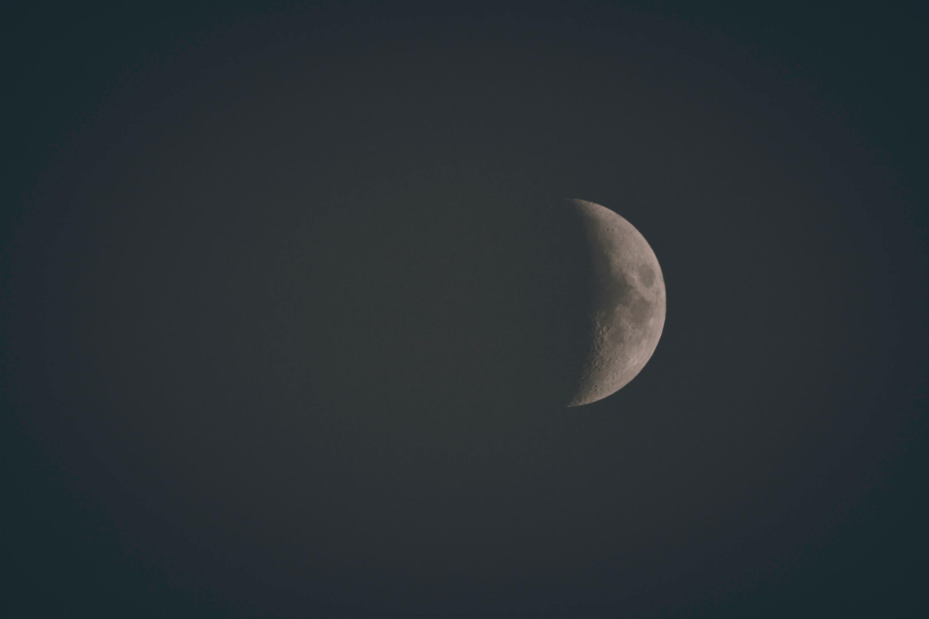 Photo of Crescent Moon · Free Stock Photo