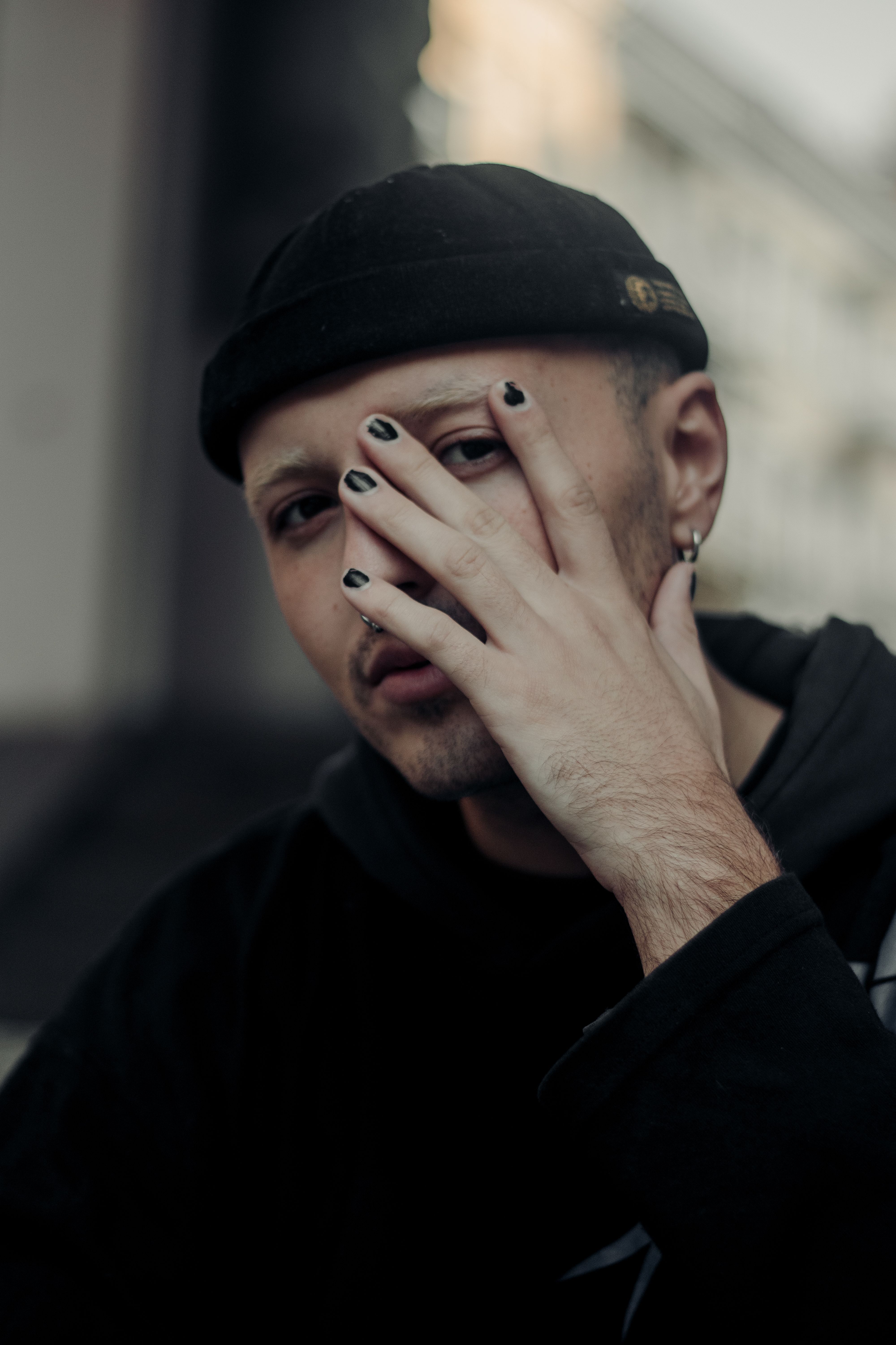 Close Up Photo of Man with His Hand on His Face · Free Stock Photo